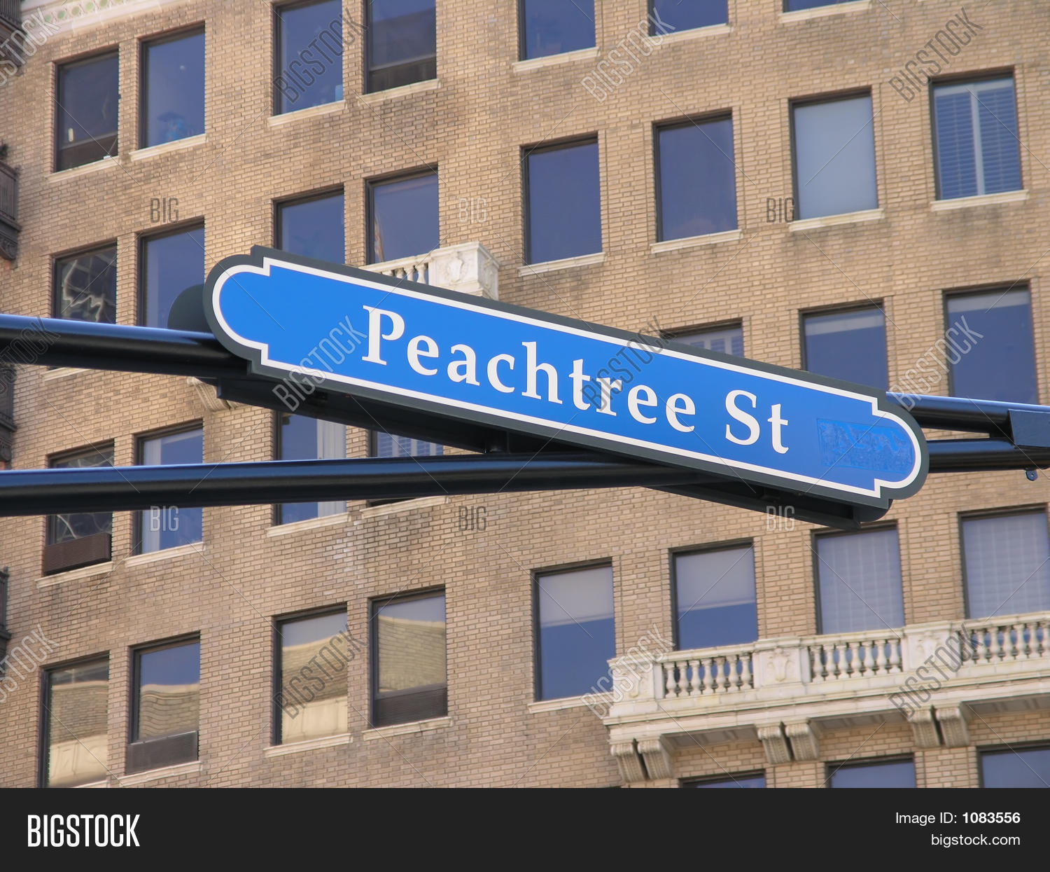 Peachtree Street Sign Image & Photo (Free Trial) | Bigstock