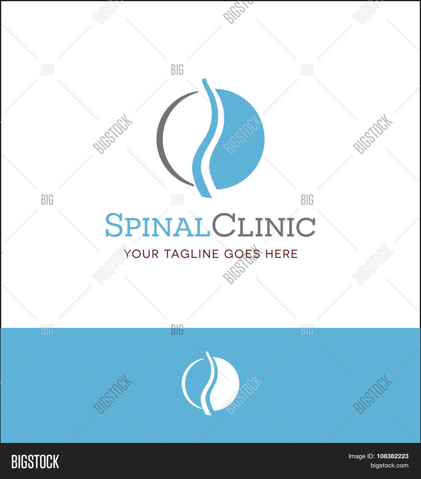 Abstract Spine Logo Vector & Photo (Free Trial) | Bigstock