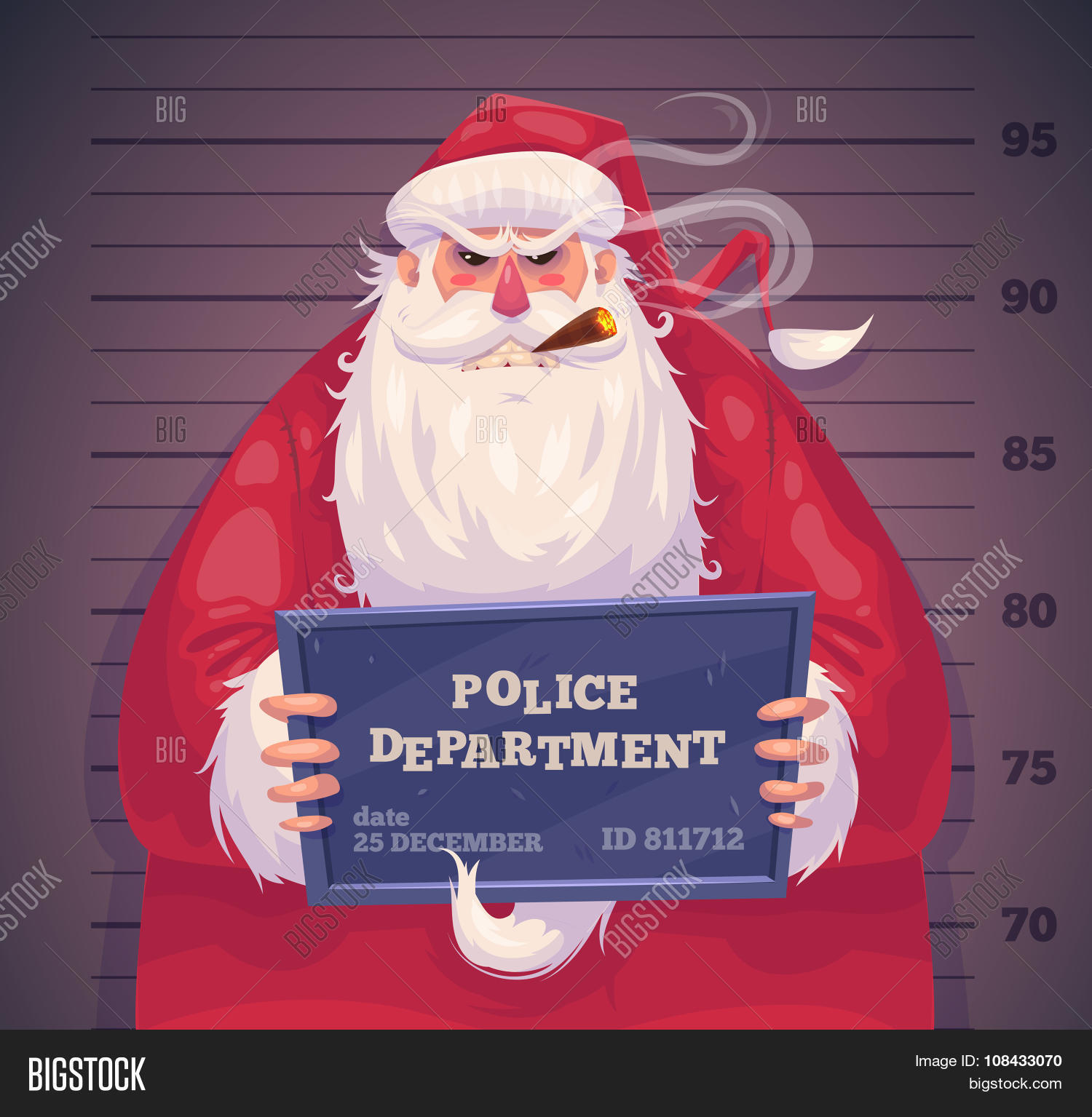 Bad Santa Police. Vector & Photo (Free Trial) | Bigstock