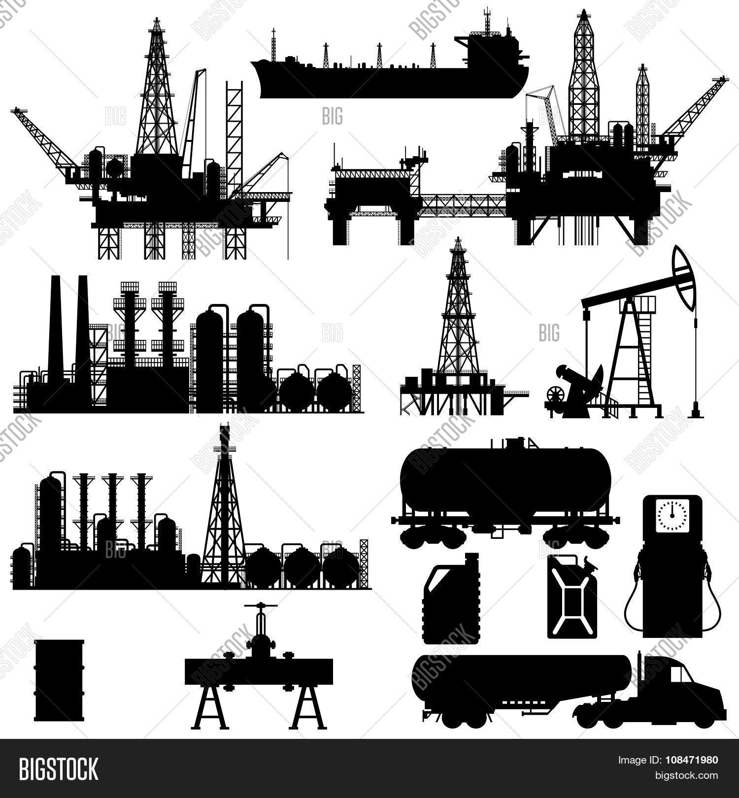 Silhouettes Oil Vector & Photo (Free Trial) | Bigstock