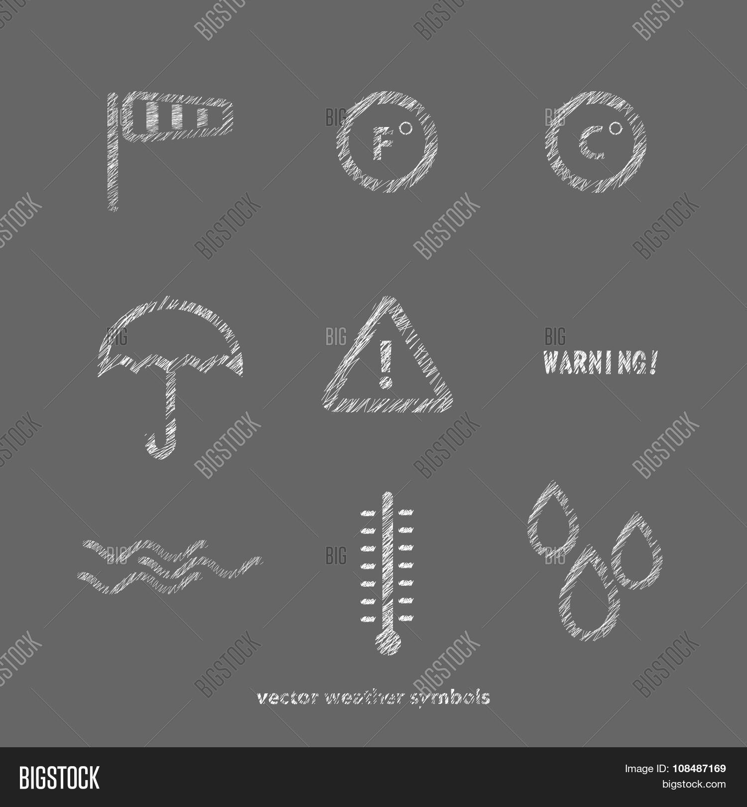 Symbols Weather Vector & Photo (Free Trial) | Bigstock