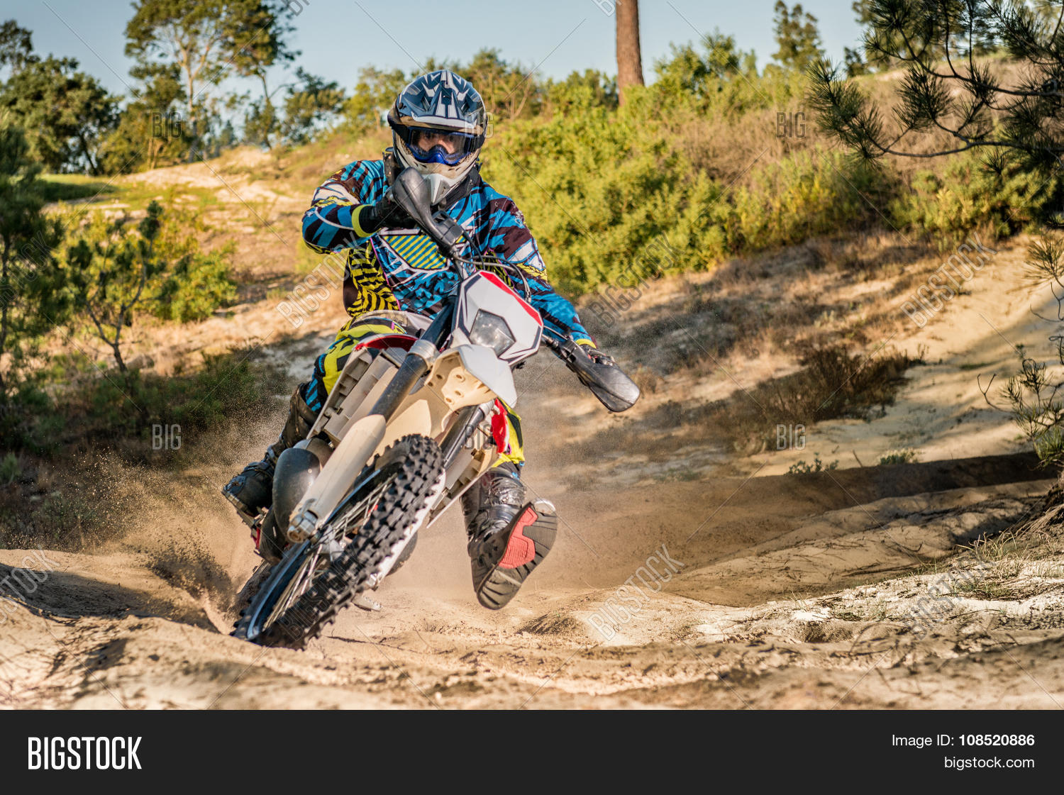 Enduro Bike Rider Image & Photo (Free Trial) | Bigstock