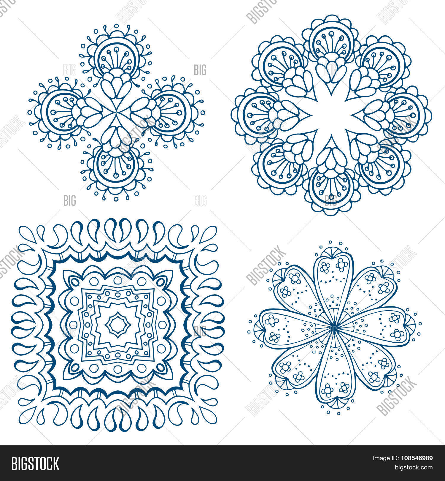 Set Design Circle Vector & Photo (Free Trial) | Bigstock