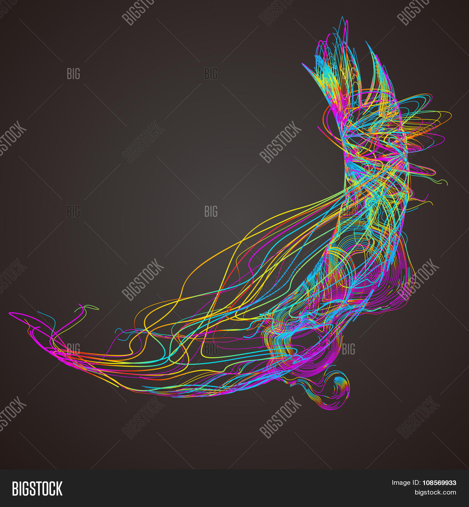 Moving Colorful Lines Vector & Photo (Free Trial) | Bigstock