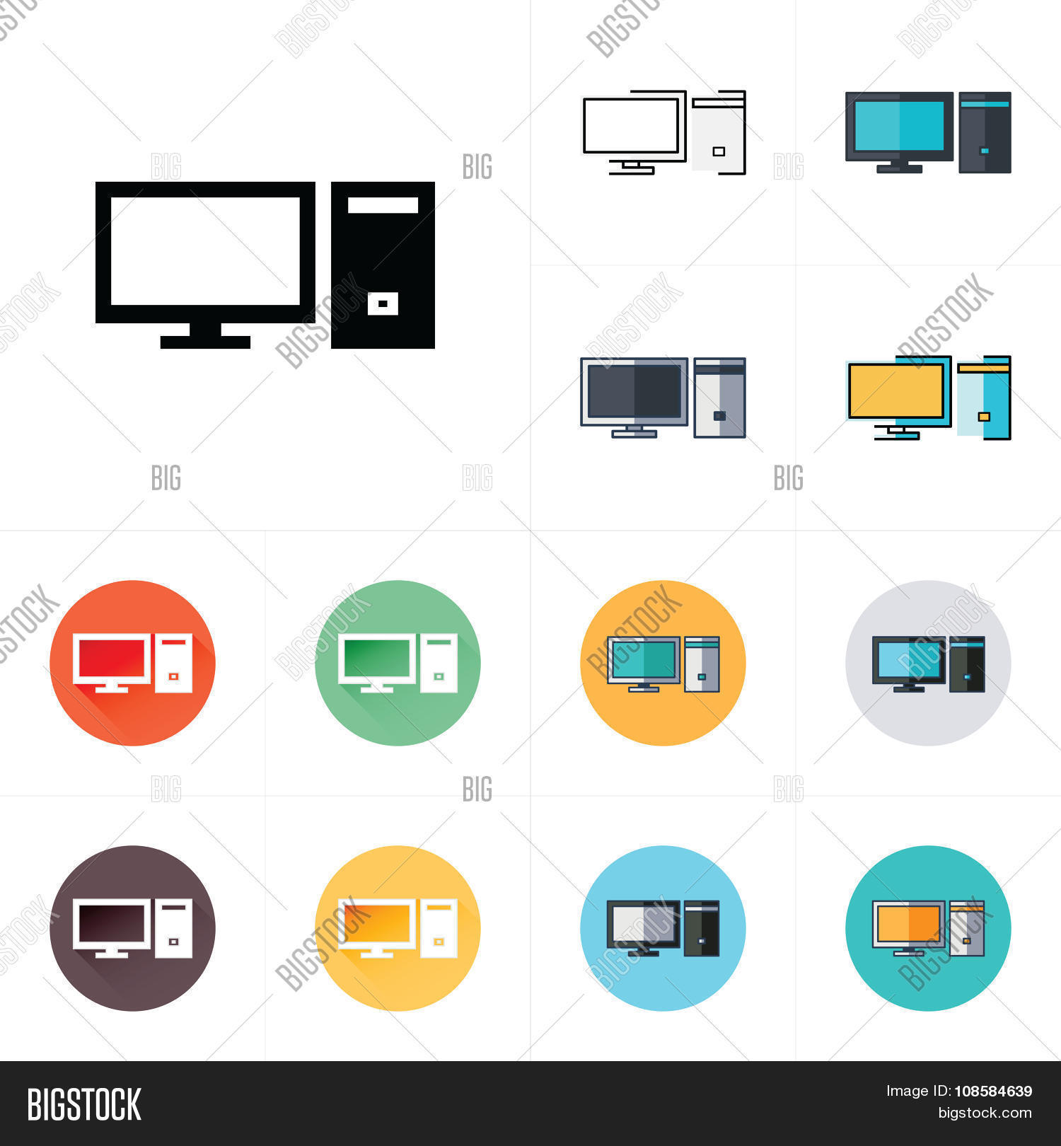 Vector Desktop Image & Photo (Free Trial) | Bigstock