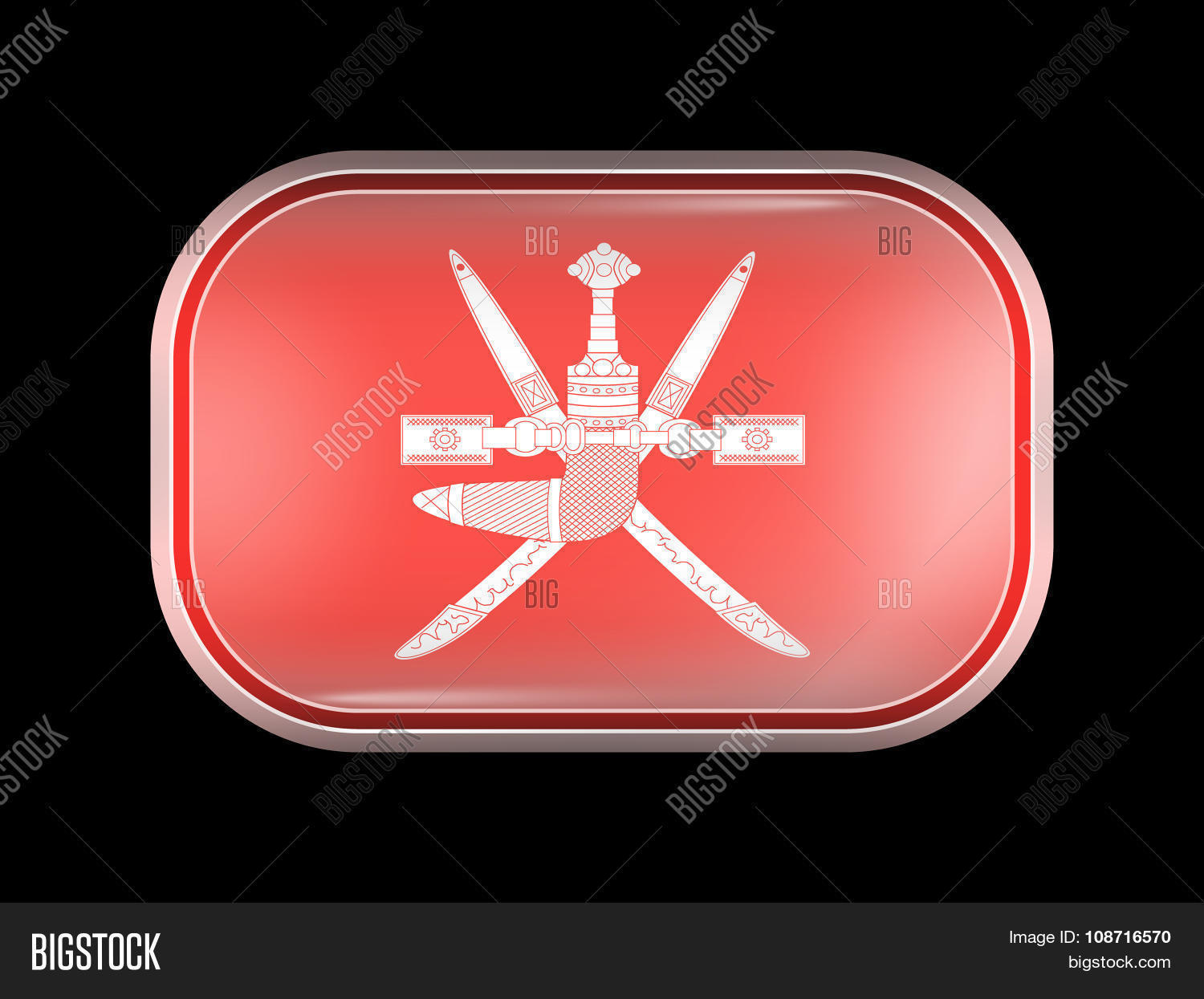 Emblem Oman. Vector & Photo (Free Trial) | Bigstock