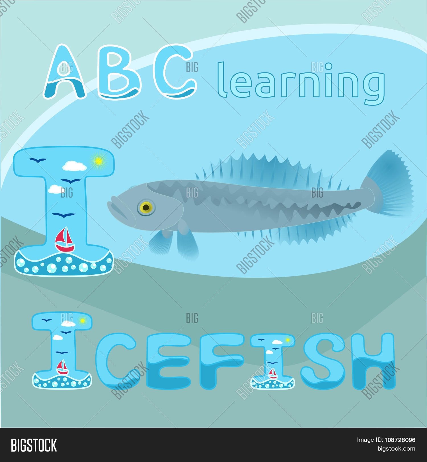 Icefish Antarctic Vector & Photo (Free Trial) | Bigstock