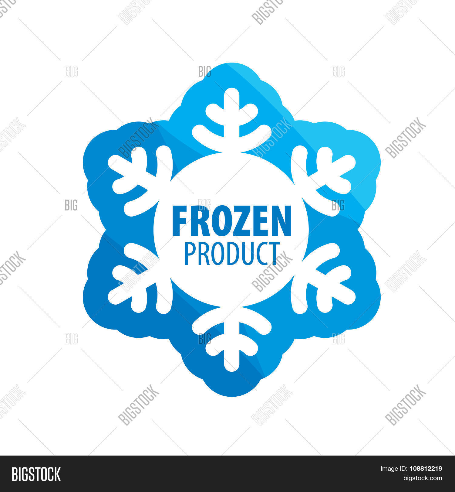 Logo Frozen Products Vector & Photo (Free Trial) | Bigstock
