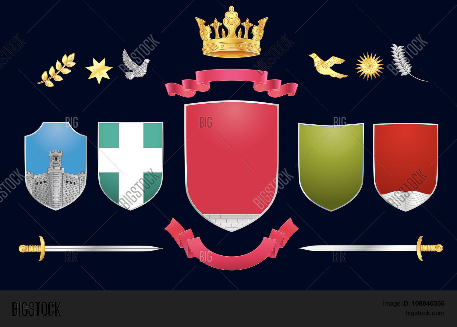 Vector Heraldry Vector & Photo (Free Trial) | Bigstock