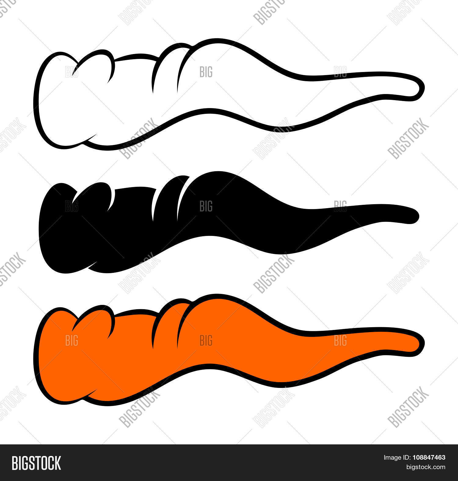 Crooked Cartoon Nose Vector & Photo (Free Trial) | Bigstock