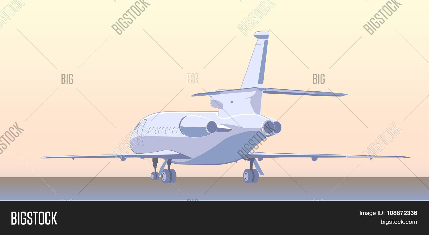 Business Jet (bizjet Vector & Photo (Free Trial) | Bigstock