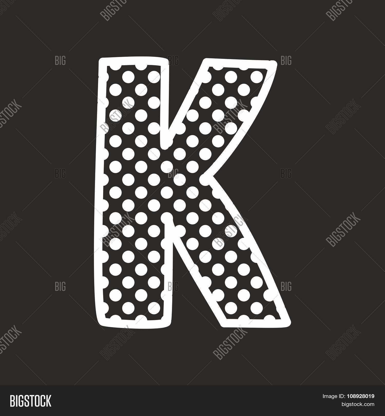 K Alphabet Vector Vector & Photo (Free Trial) | Bigstock