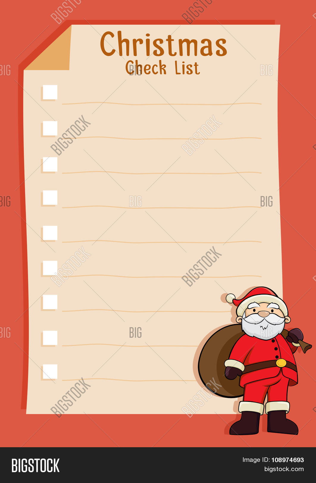 Santa Blank Christmas Vector & Photo (Free Trial) | Bigstock
