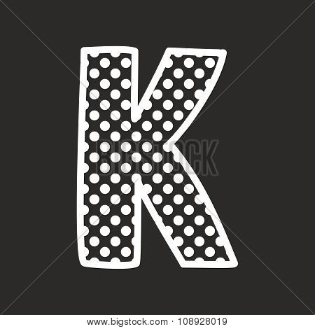 K Alphabet Vector Vector & Photo (Free Trial) | Bigstock