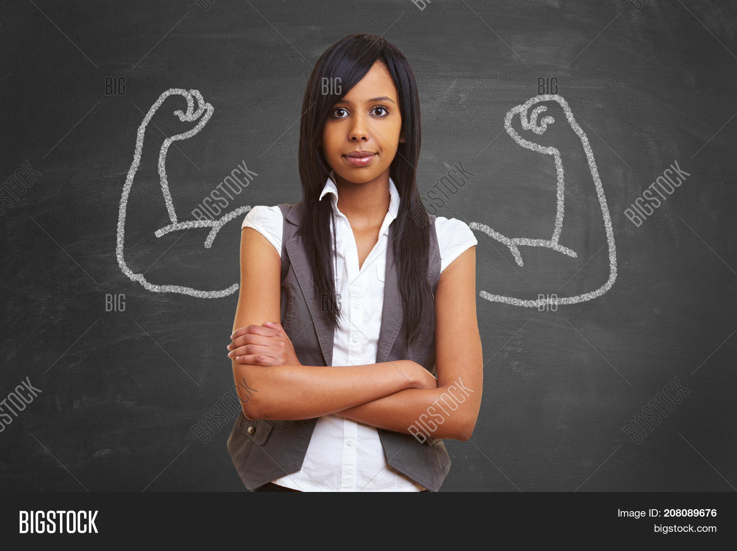 Strong Powerful Woman Image & Photo (Free Trial) | Bigstock