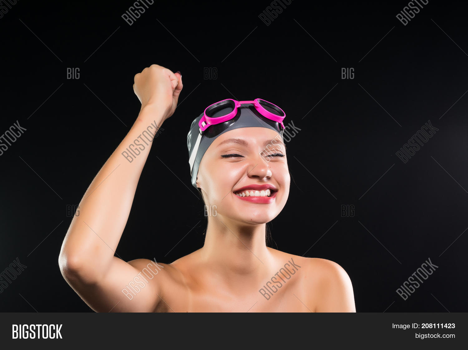 Smiling Girl Swimming Image & Photo (Free Trial) | Bigstock