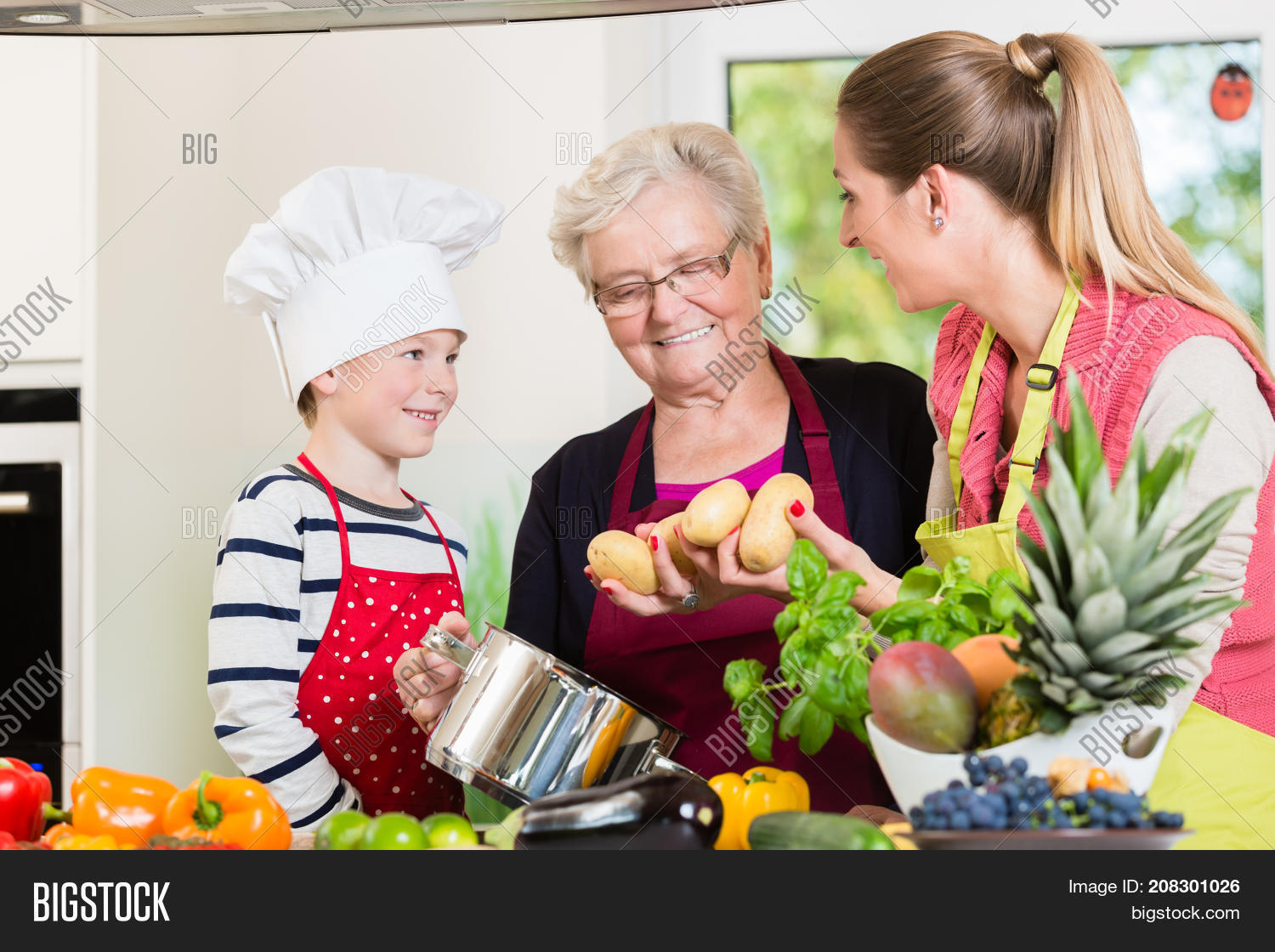 Family Cooking Image & Photo (Free Trial) | Bigstock