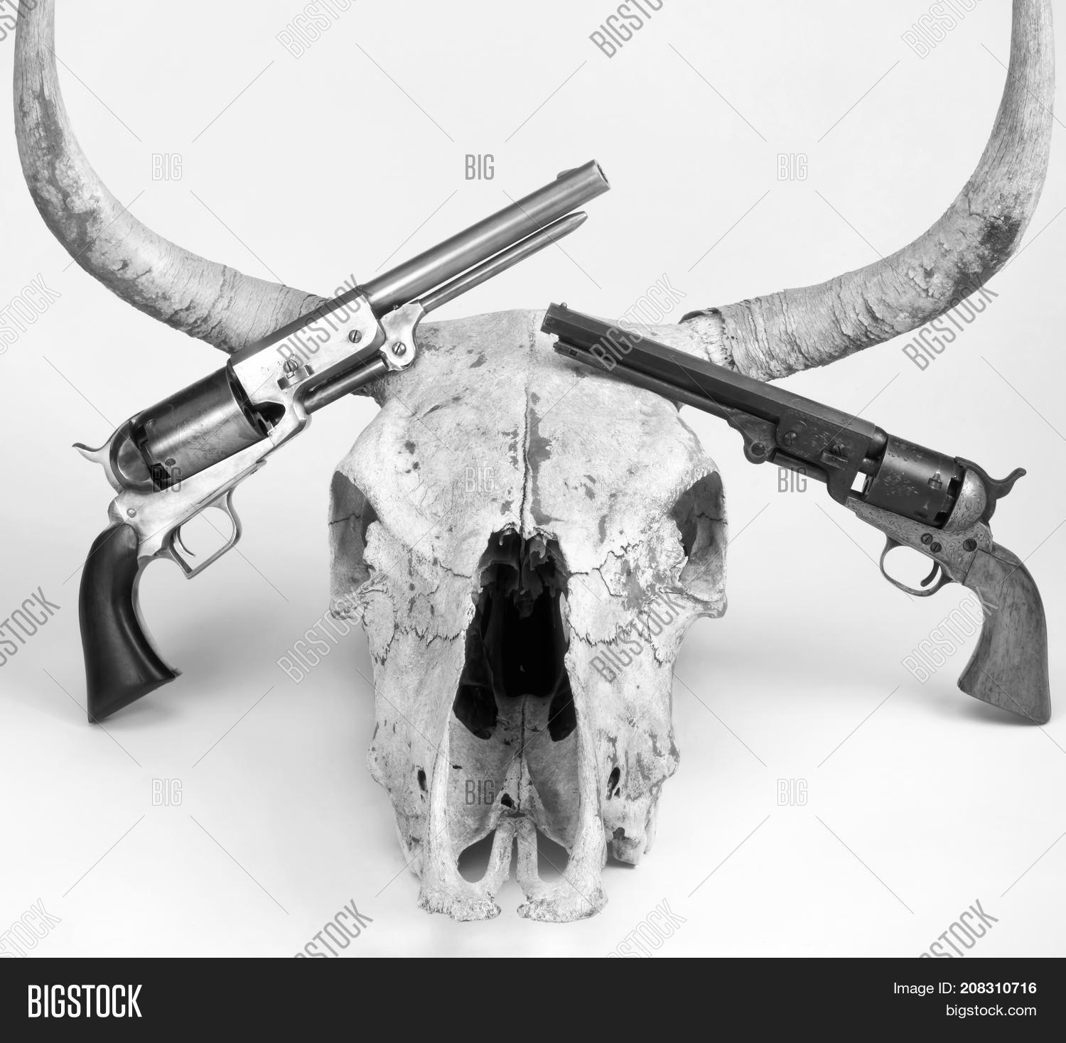 Antique Cowboy Pistols Image & Photo (Free Trial) | Bigstock