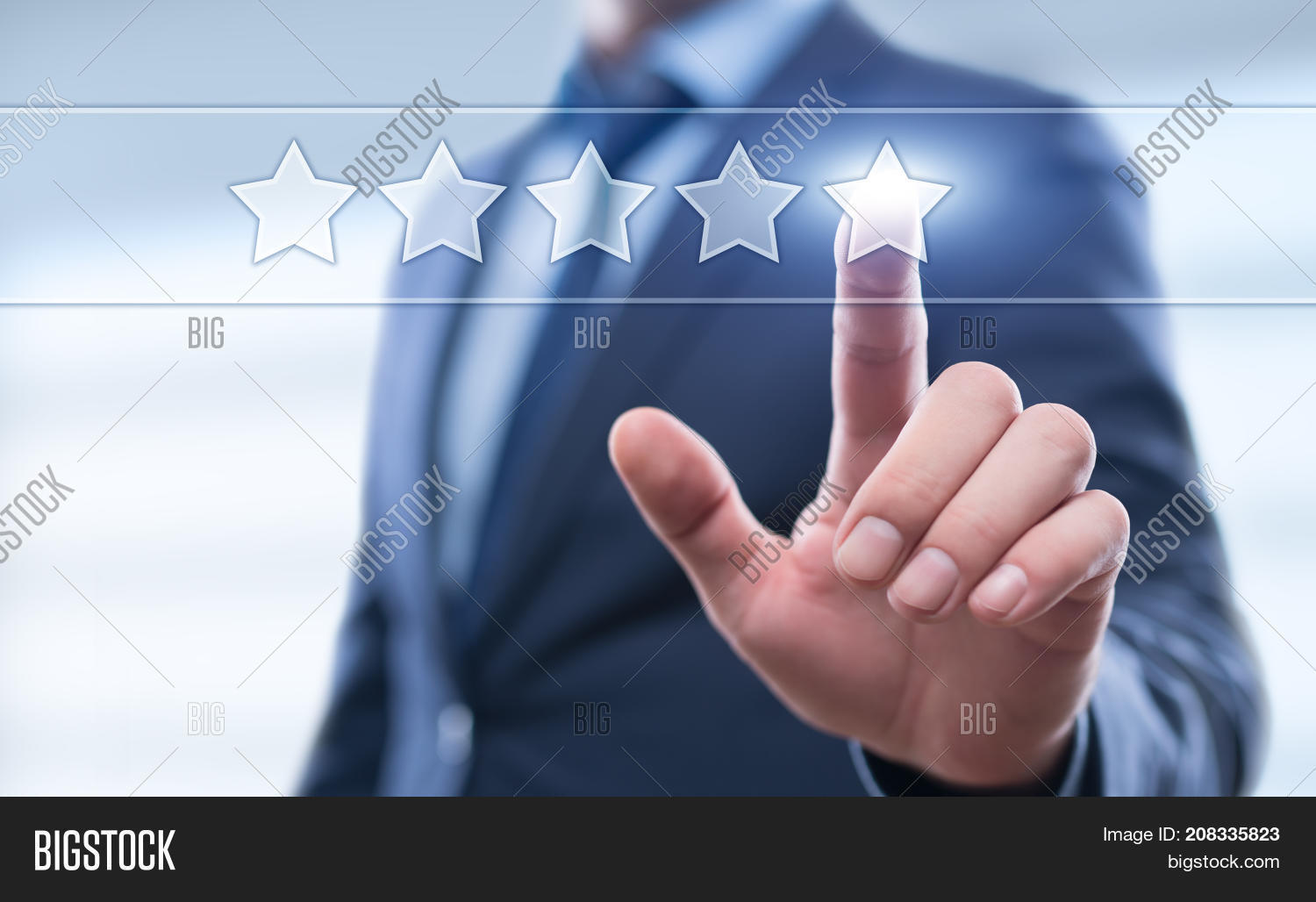 5 Five Stars Rating Image & Photo (Free Trial) | Bigstock