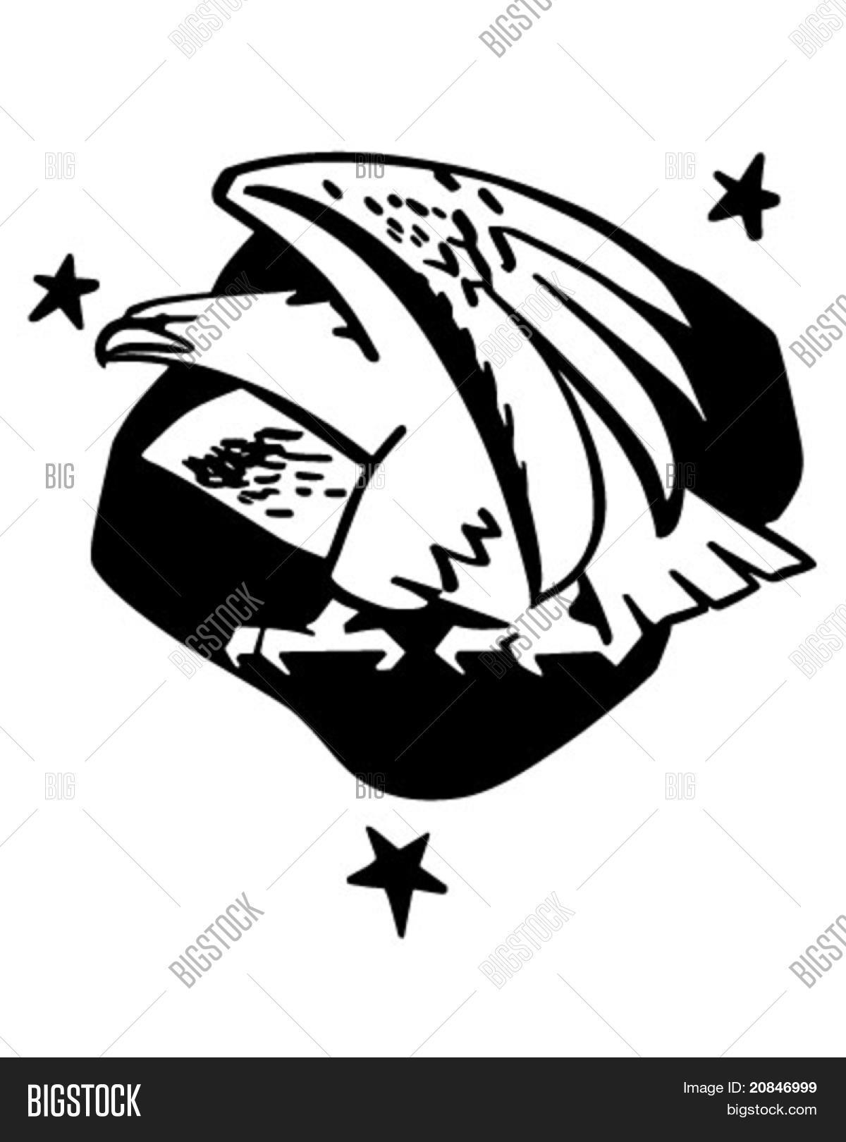 Eagle Icon - Retro Vector & Photo (Free Trial) | Bigstock