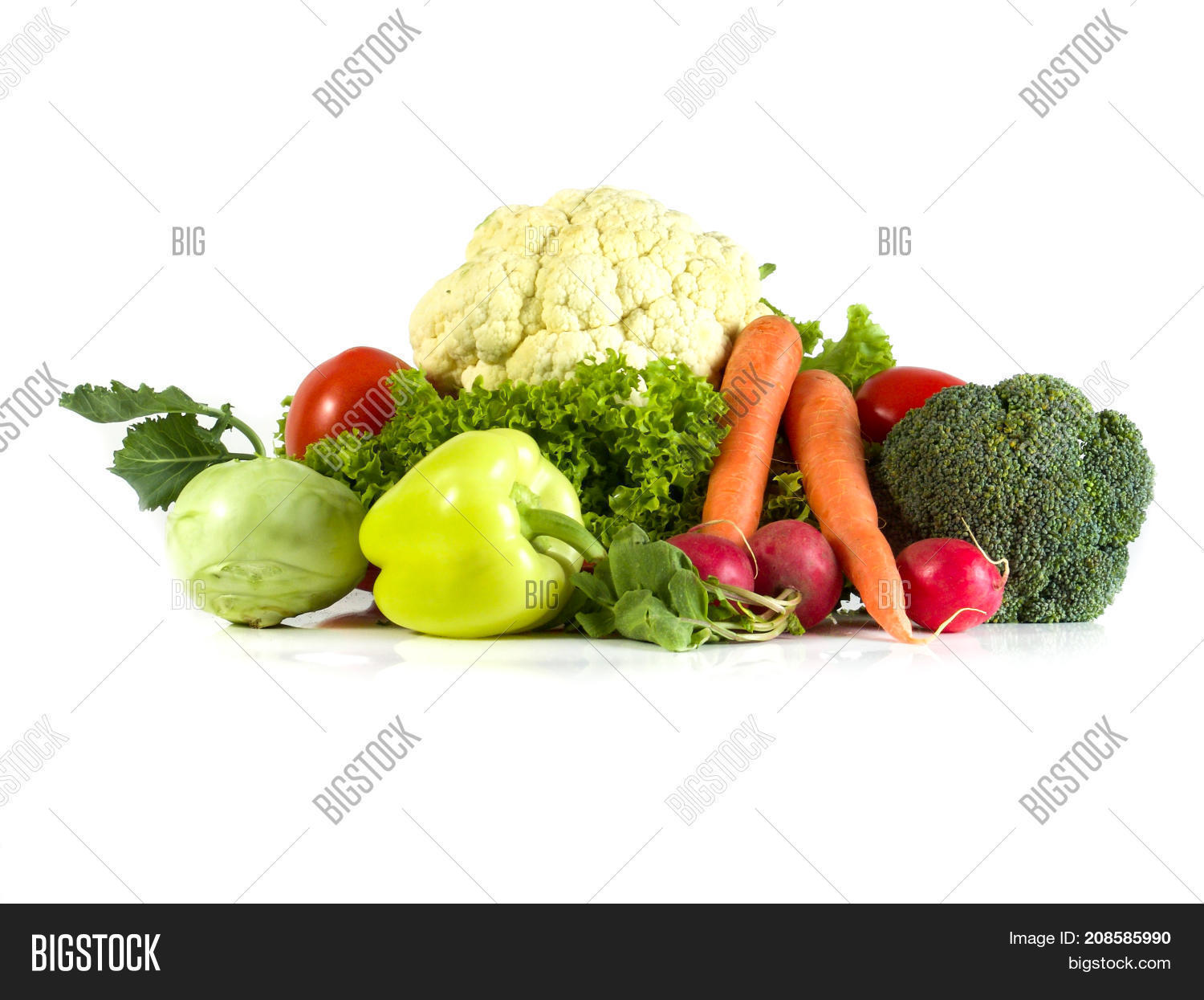 Vegetables Isolated On Image & Photo (Free Trial) | Bigstock