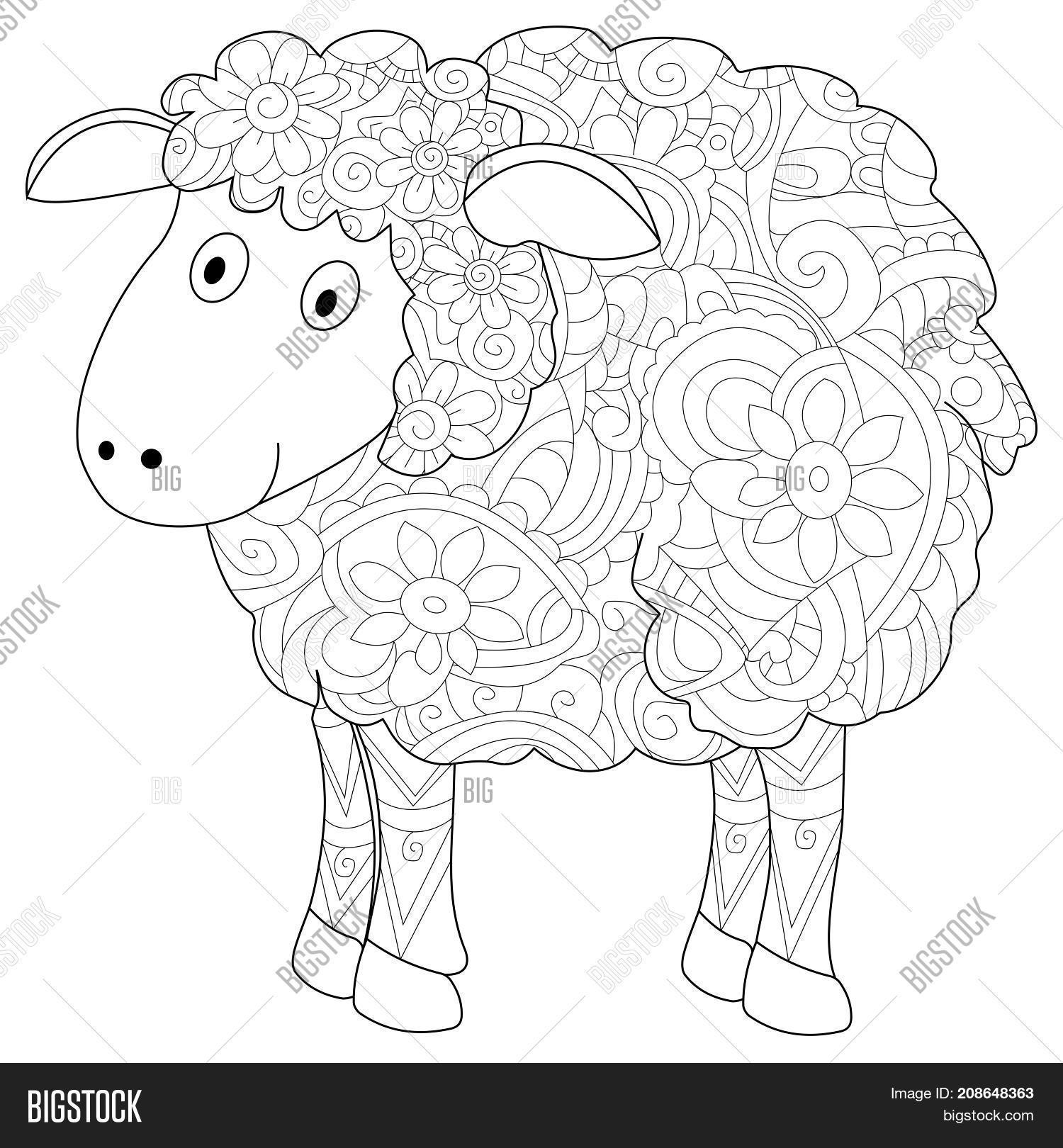 Ram Coloring Page