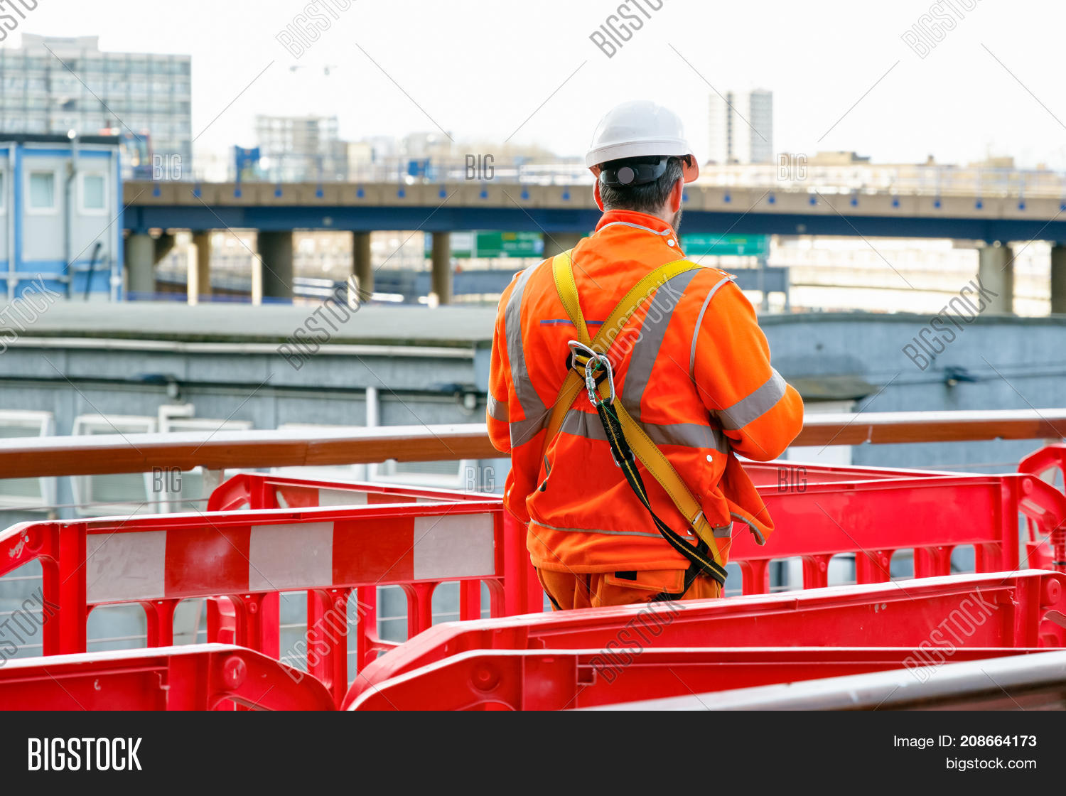 Back View Construction Image & Photo (Free Trial) | Bigstock