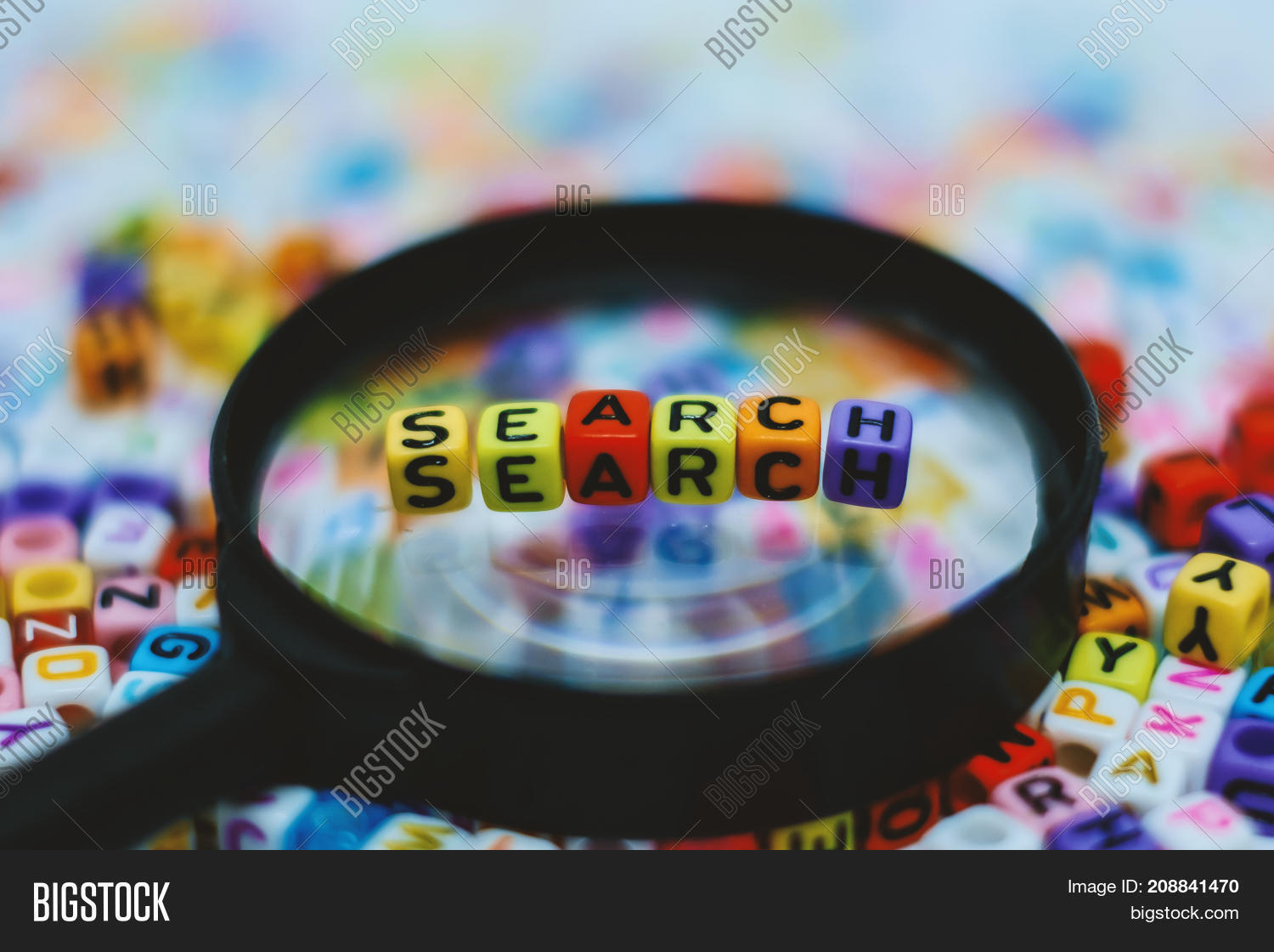 Word "SEARCH" On Image & Photo (Free Trial) | Bigstock