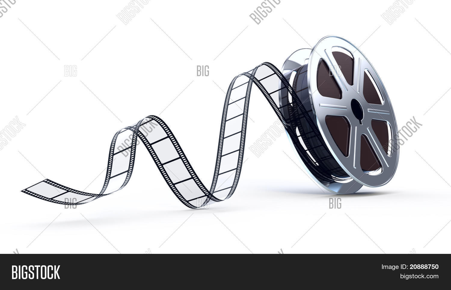 Movie Films Spool Film Image & Photo (Free Trial) | Bigstock