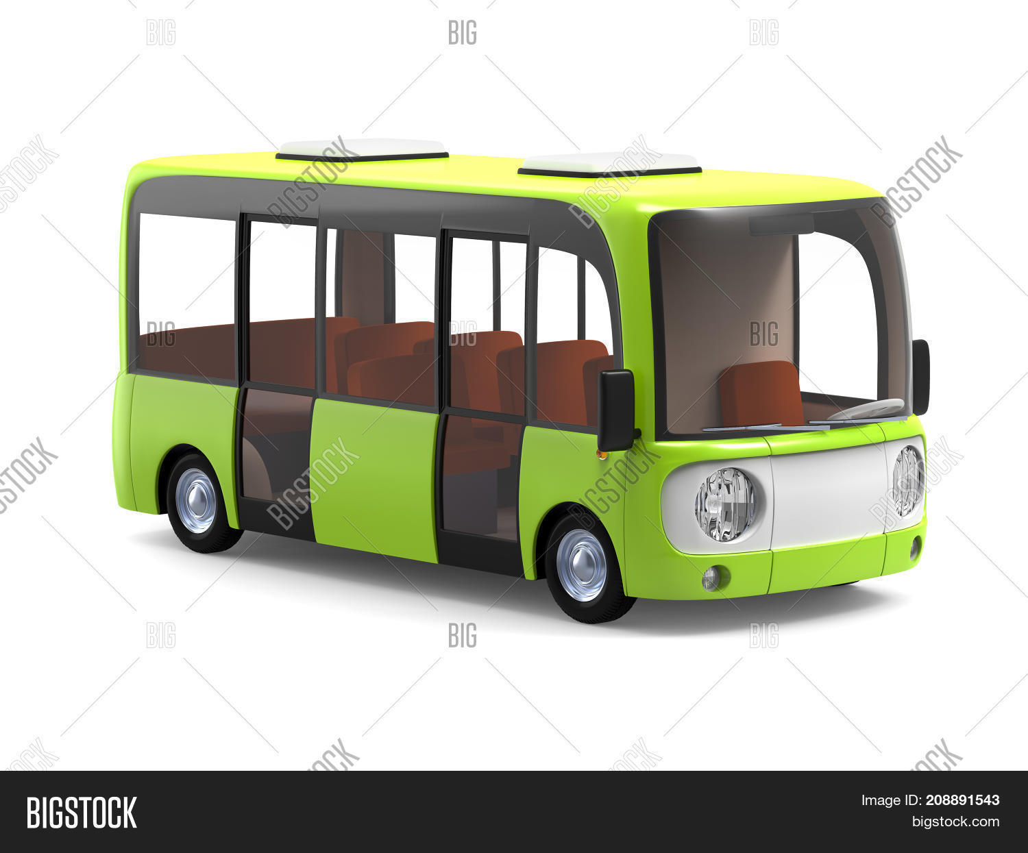 Modern Cartoon Bus Image & Photo (Free Trial) | Bigstock