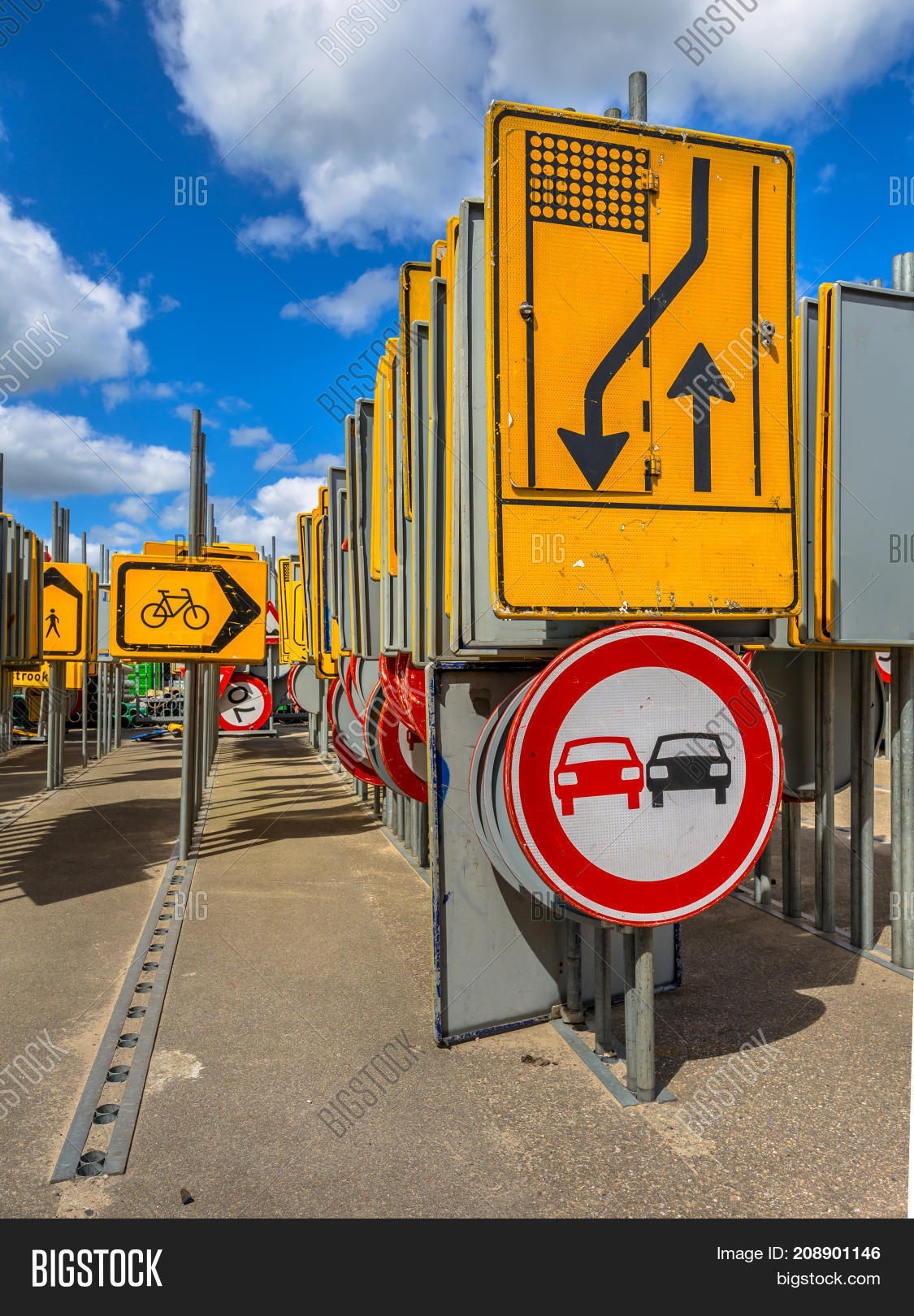 Road Narrowing Other Image & Photo (Free Trial) | Bigstock