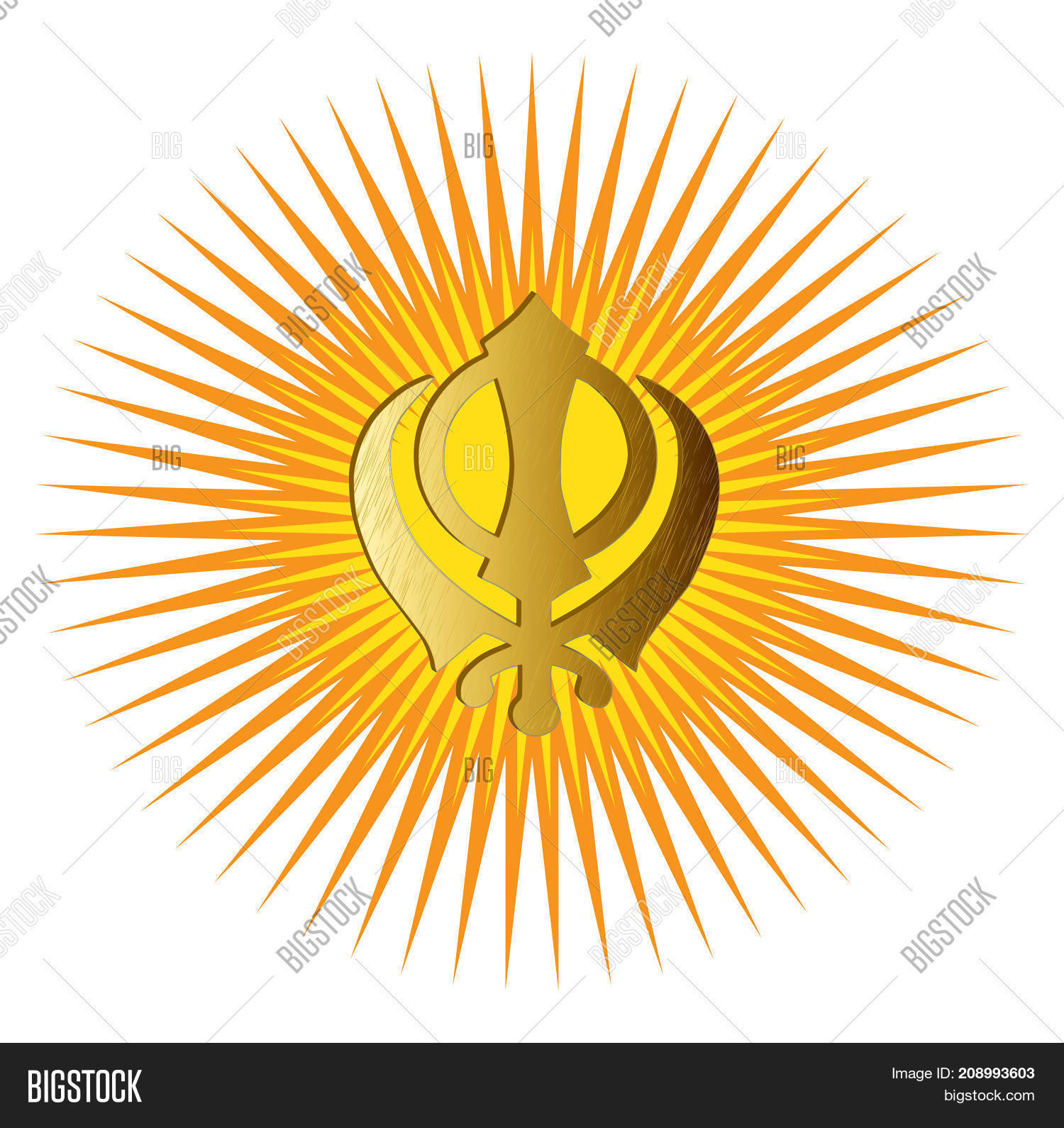Main Symbol Sikhism - Image & Photo (Free Trial) | Bigstock