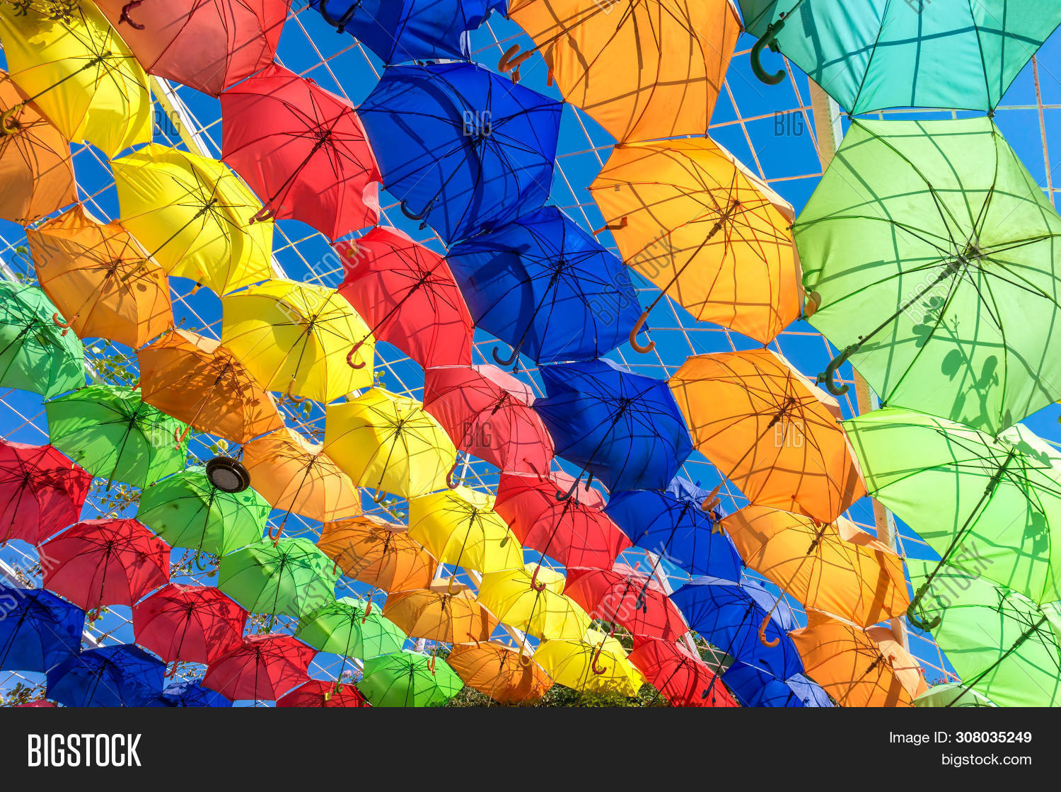 Colorful Umbrellas Image & Photo (Free Trial) | Bigstock