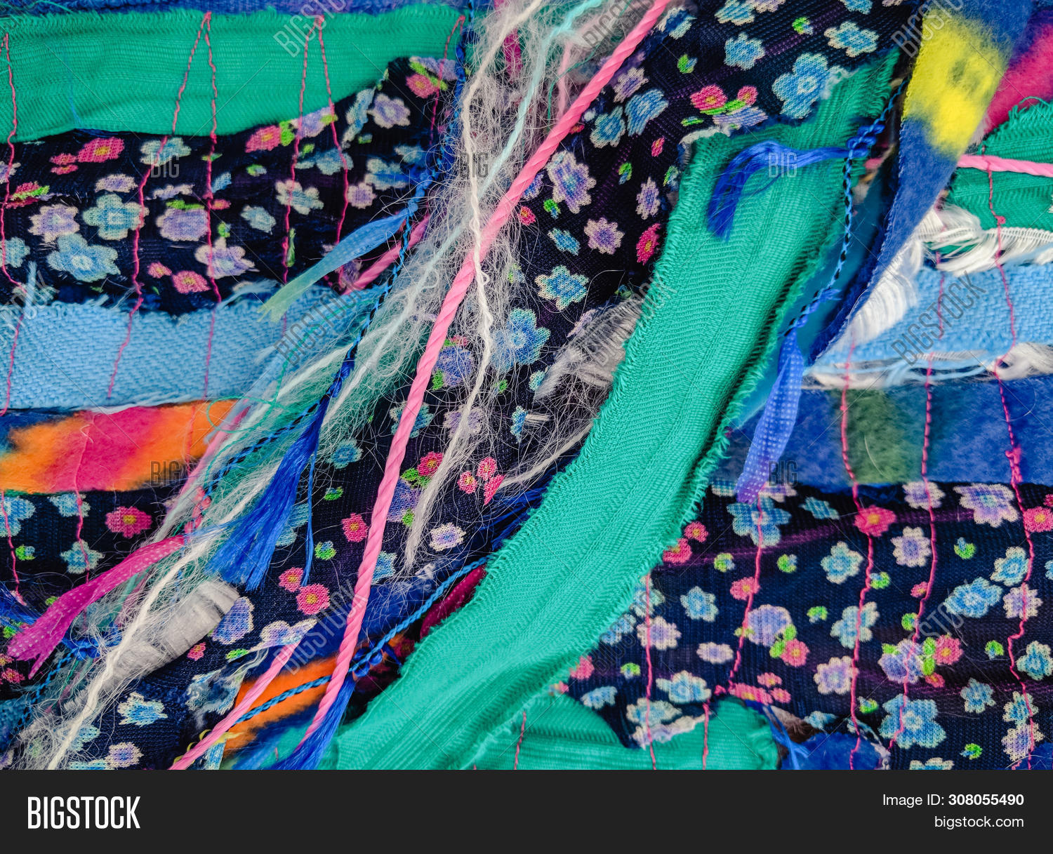 Colourful Torn Fabric Image & Photo (Free Trial) | Bigstock