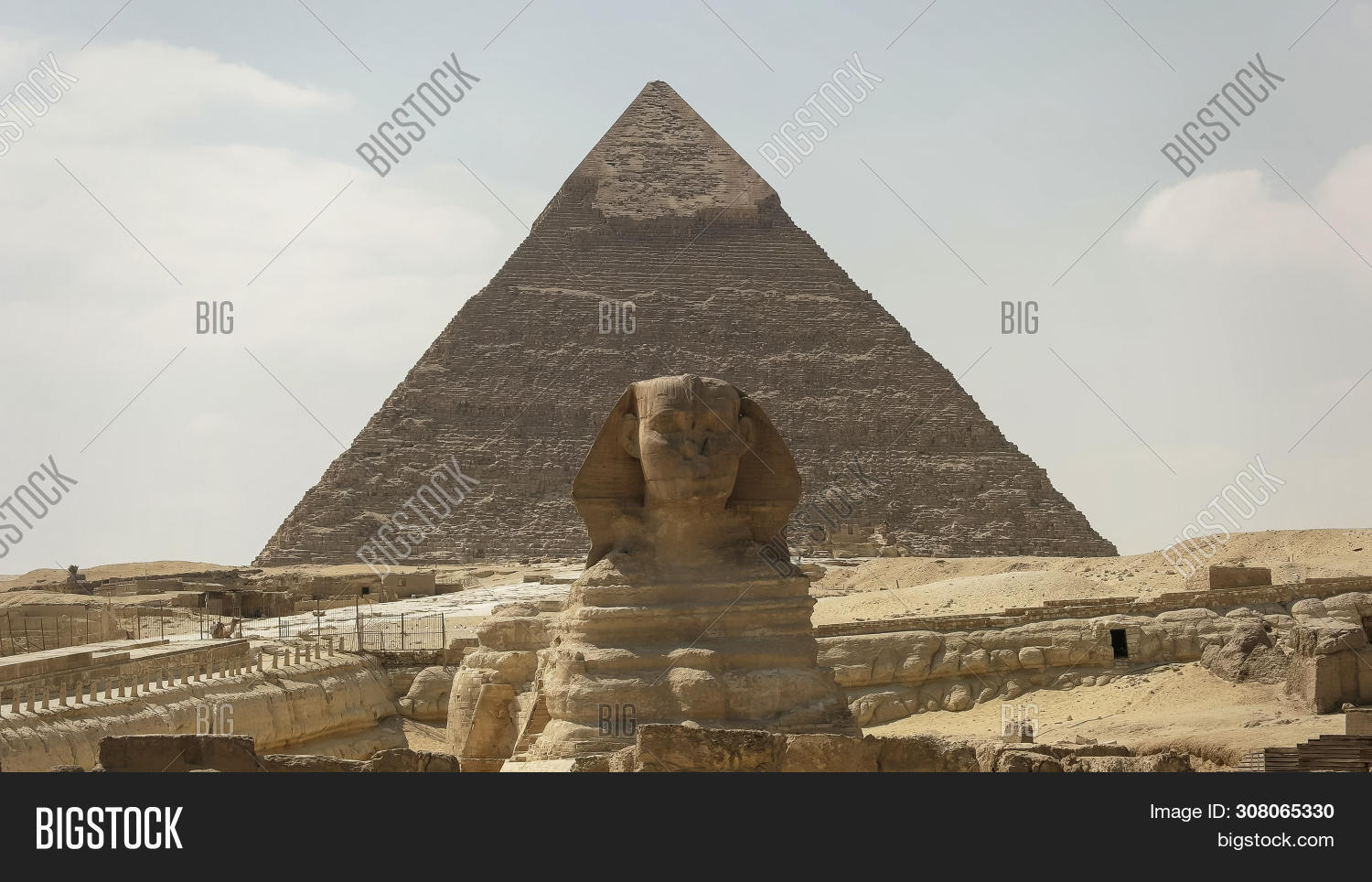 Front Sphinx Pyramid Image & Photo (Free Trial) | Bigstock