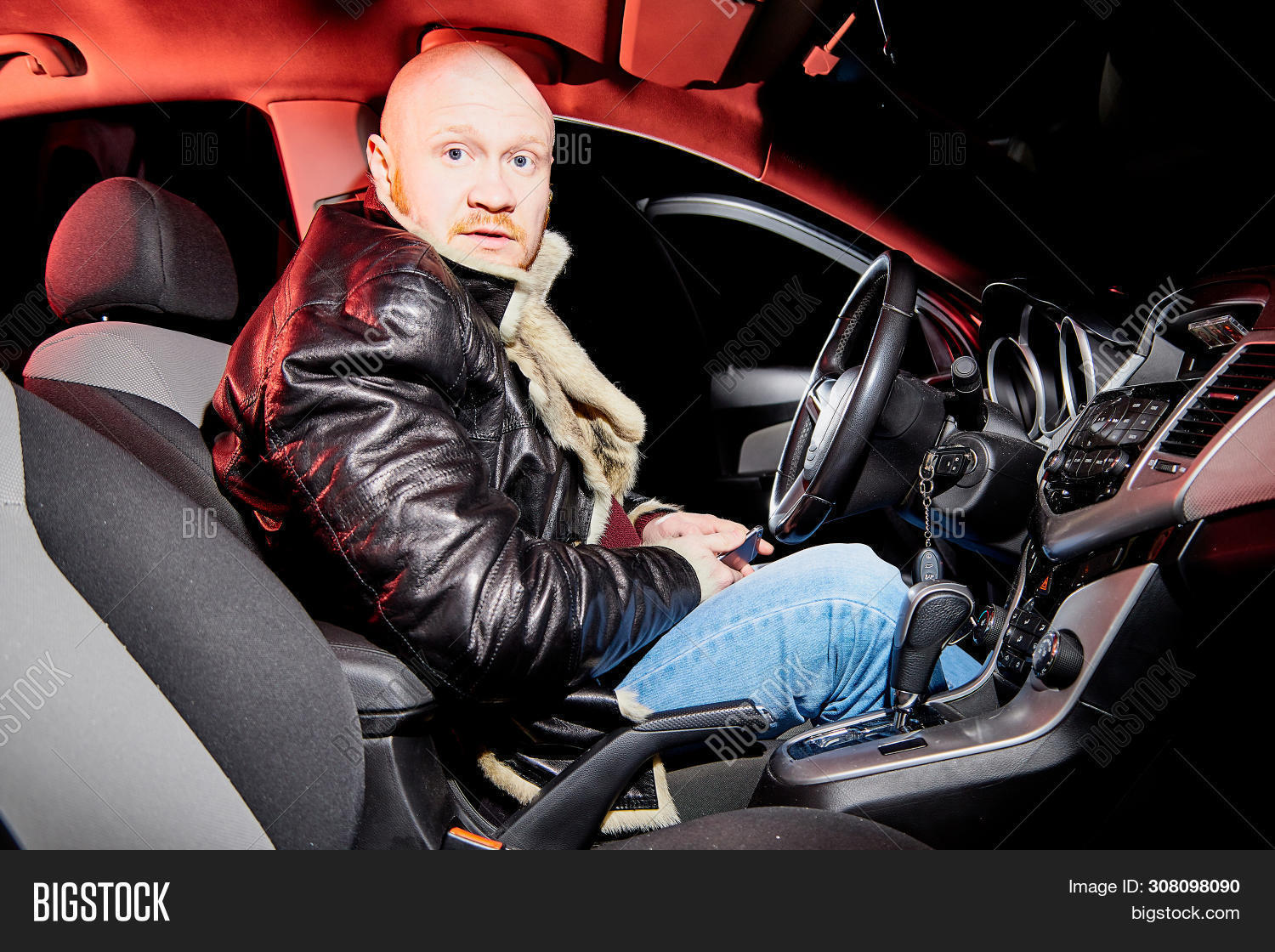 Male Driver Leather Image & Photo (Free Trial) | Bigstock