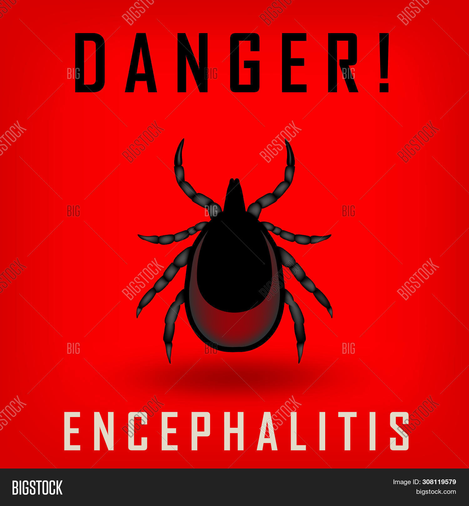 Ticks Danger Sign. Image & Photo (Free Trial) | Bigstock