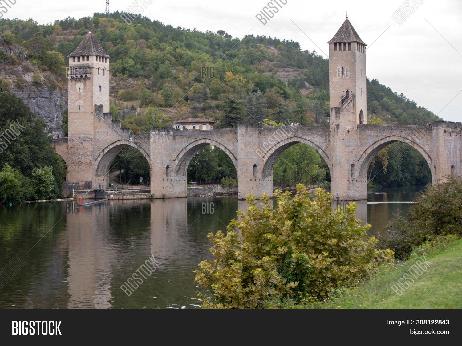 Medieval Pont Valentre Image & Photo (Free Trial) | Bigstock