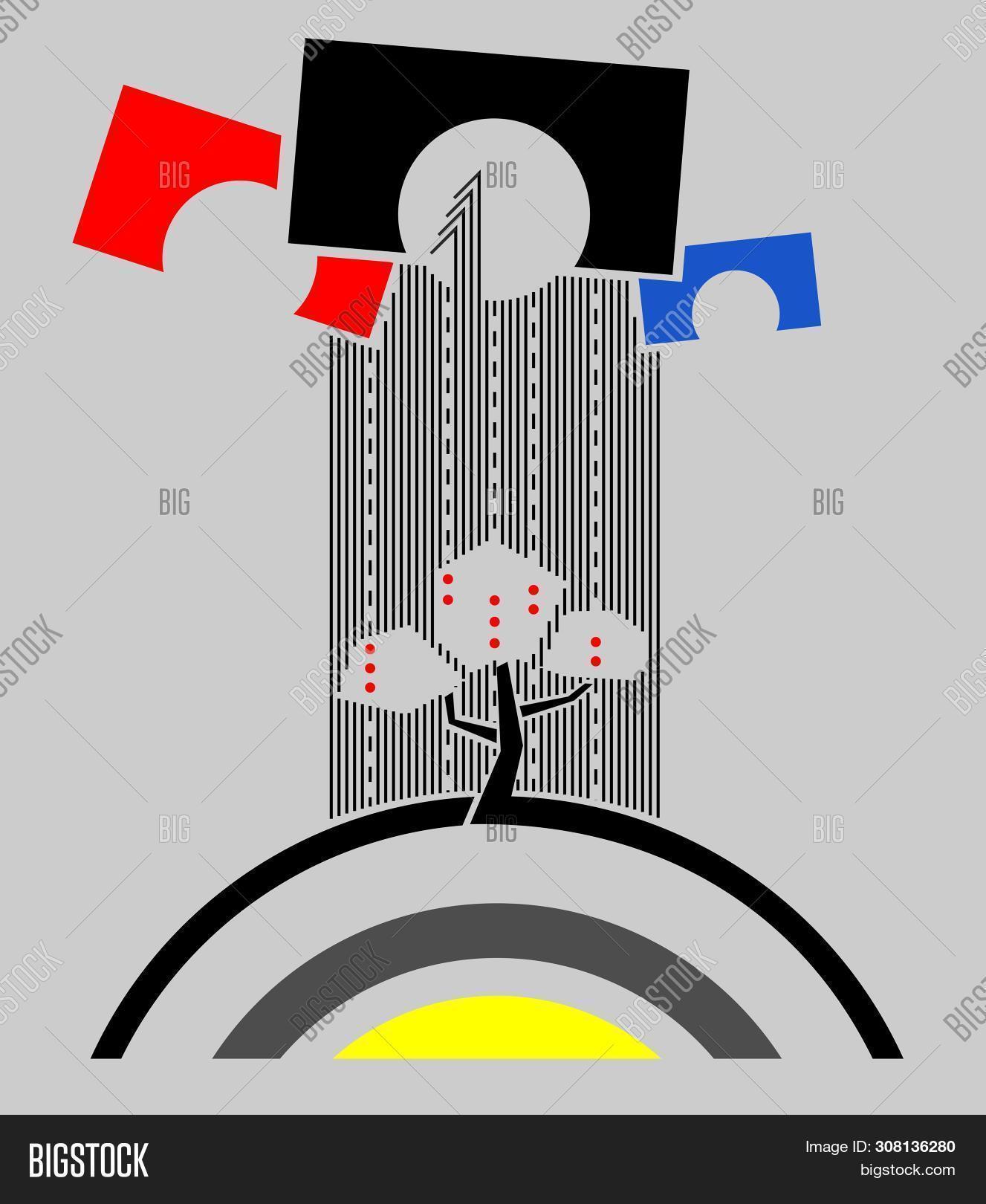 Set Simple Forms: Tree Image & Photo (Free Trial) | Bigstock