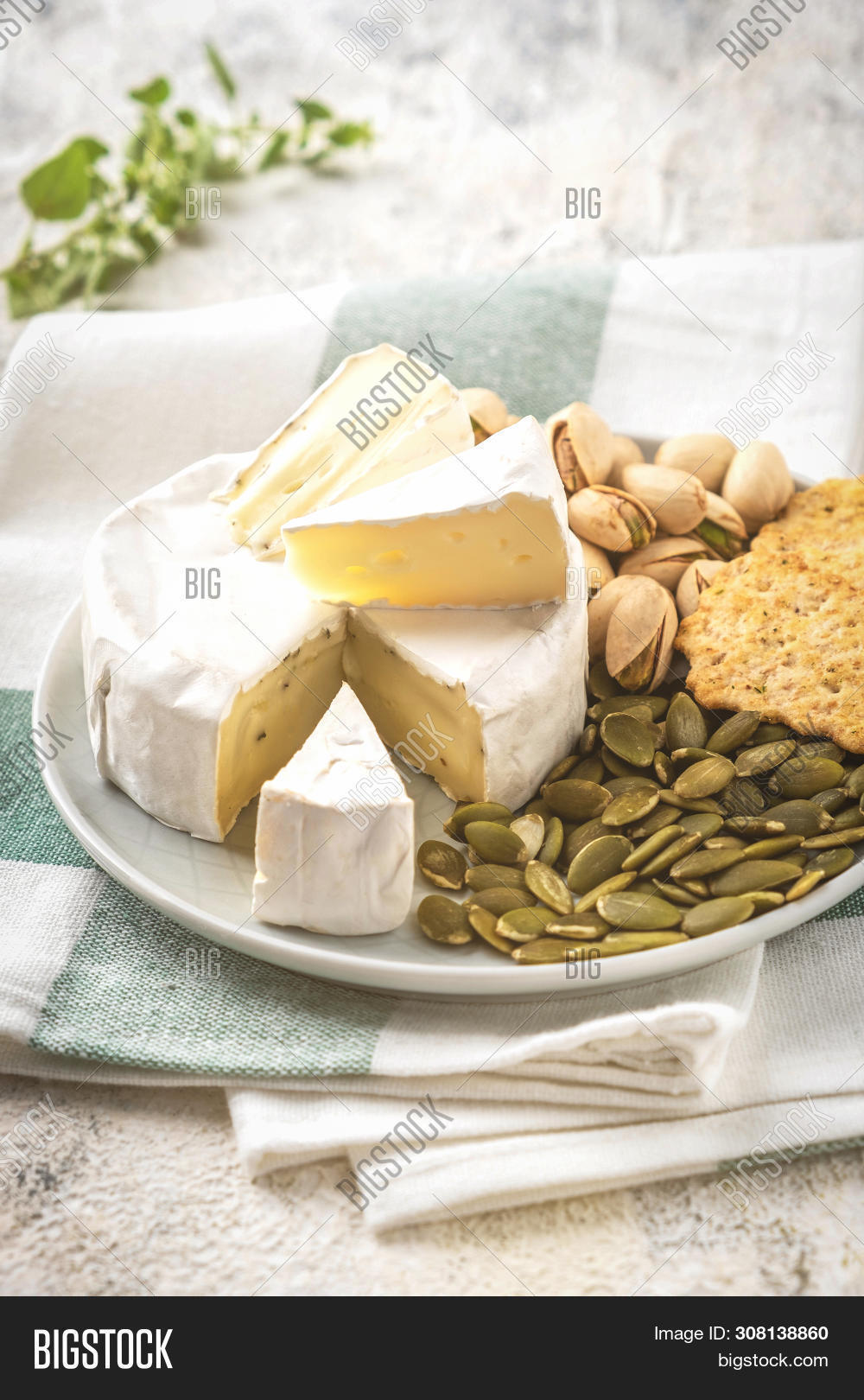 Plate Brie Cheese, Image & Photo (Free Trial) | Bigstock