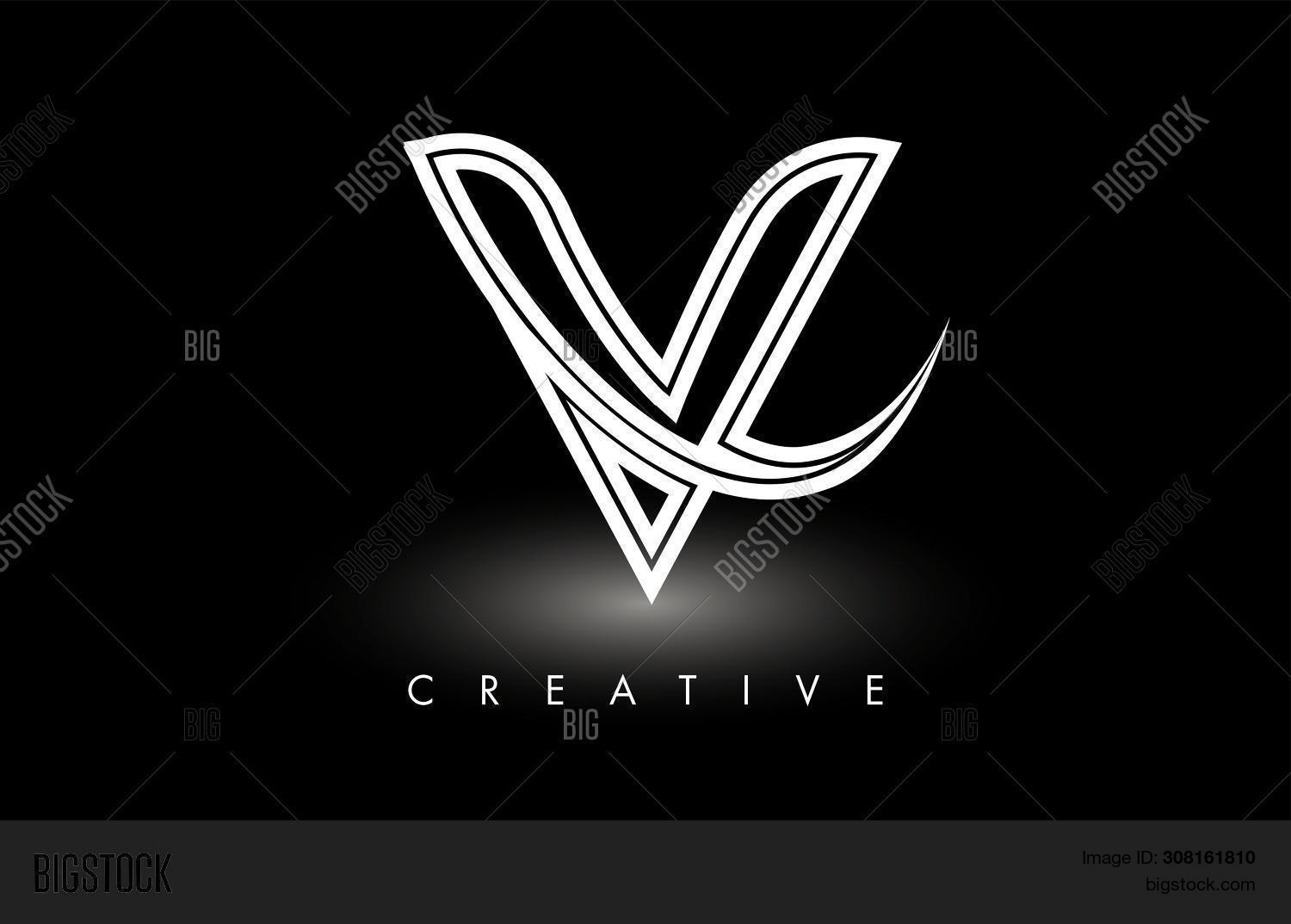 V Letter Design Logo Vector & Photo (Free Trial) | Bigstock