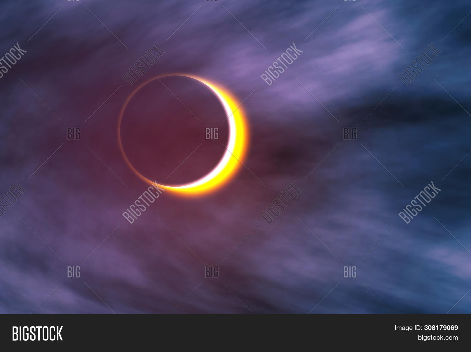 Solar Eclipse Clouds. Image & Photo (Free Trial) | Bigstock