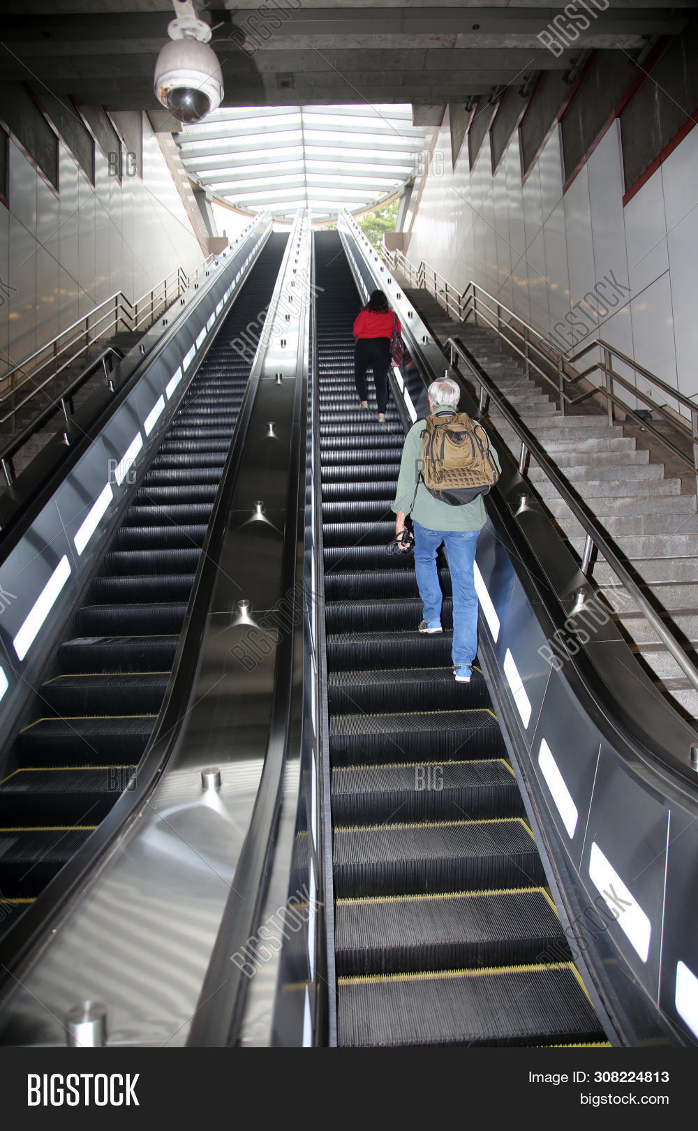 Escalator. Moving Image & Photo (Free Trial) | Bigstock