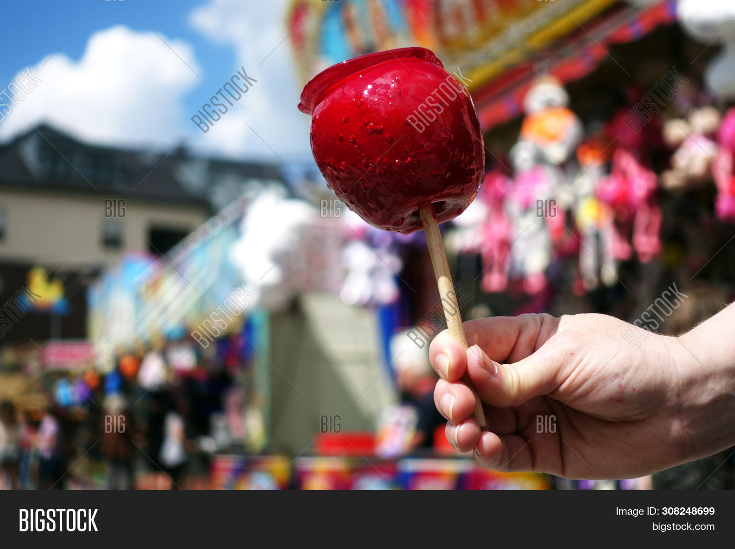 Sweet Candy Apple On Image & Photo (Free Trial) | Bigstock