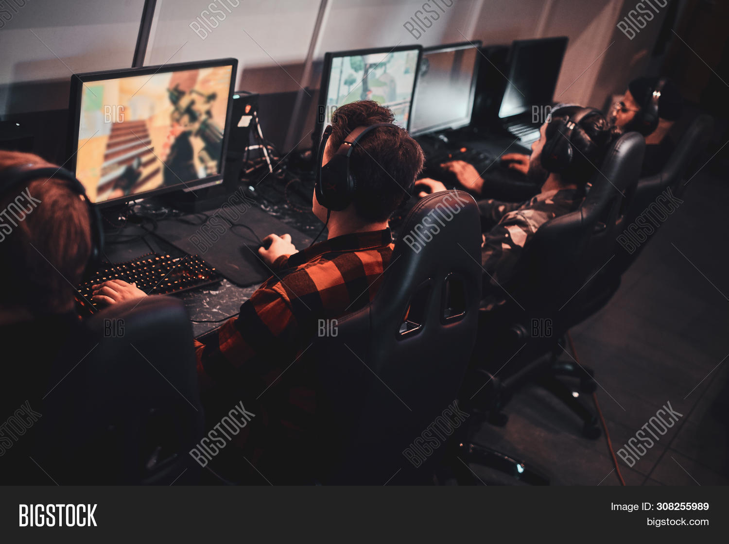Busy Team Gamers Has Image & Photo (Free Trial) | Bigstock