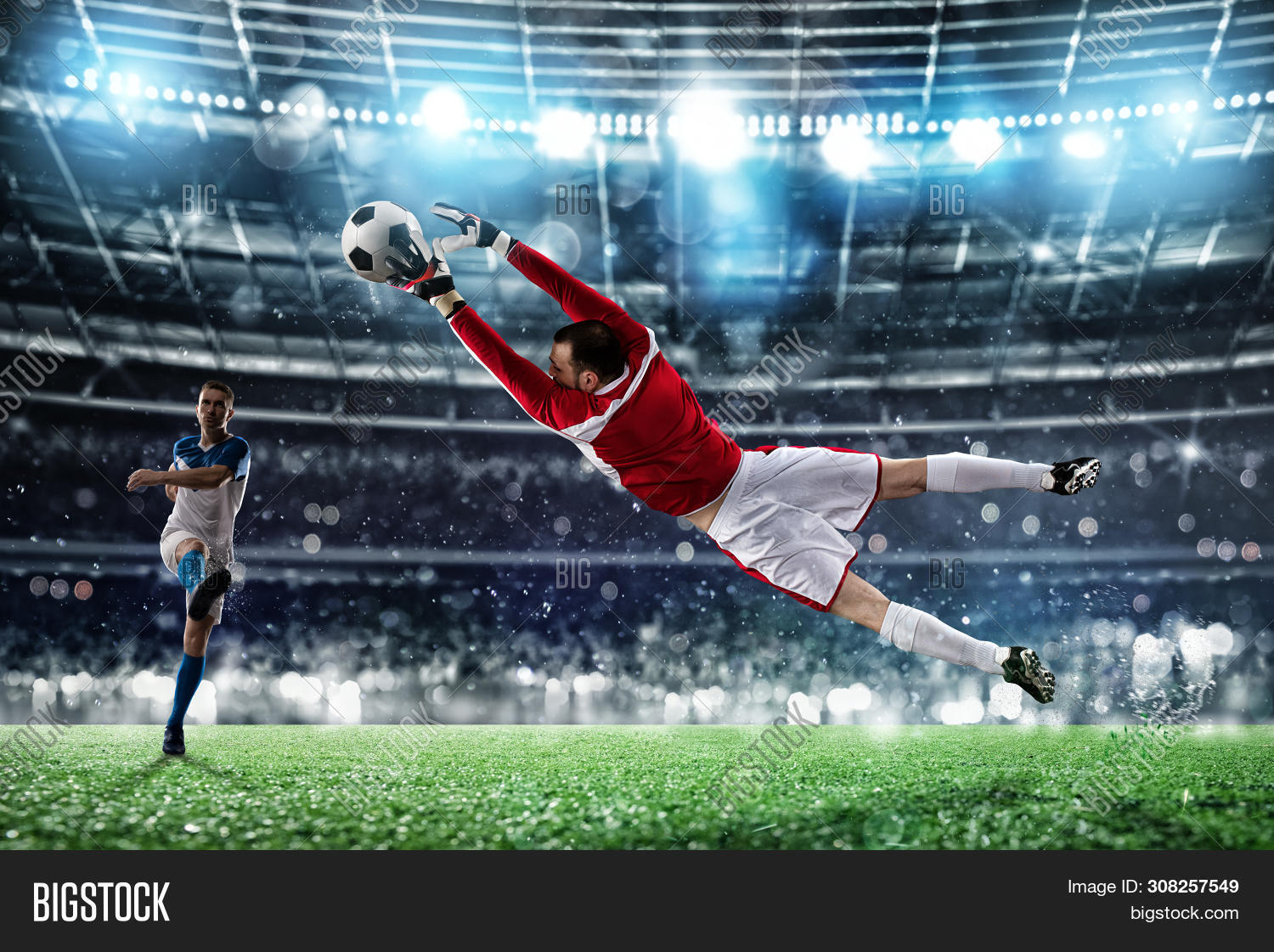Goalkeeper Catches Image & Photo (Free Trial) | Bigstock