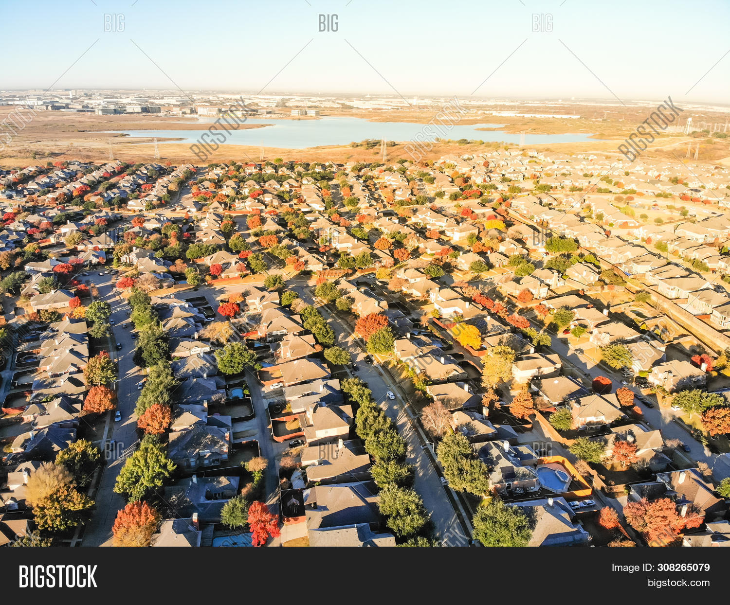 Aerial View Suburban Image & Photo (Free Trial) | Bigstock