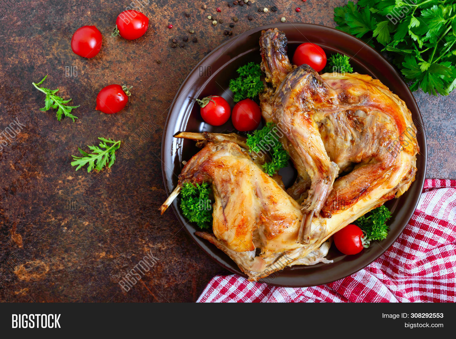 Whole Baked Rabbit Image & Photo (Free Trial) | Bigstock