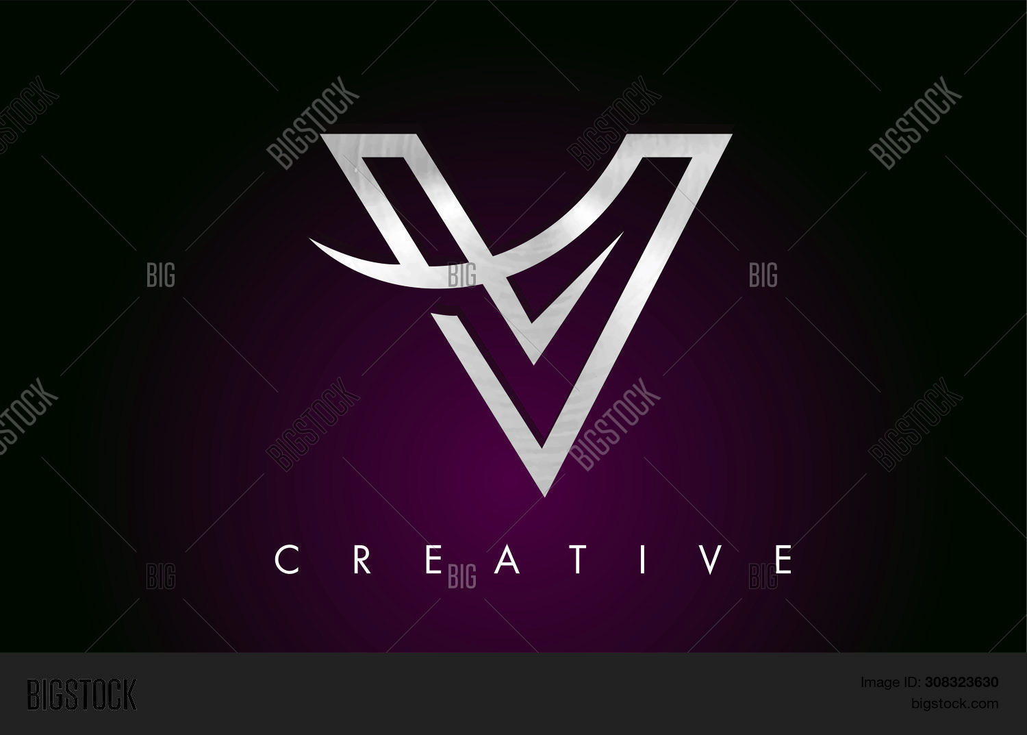 V Letter Design Logo Vector & Photo (Free Trial) | Bigstock