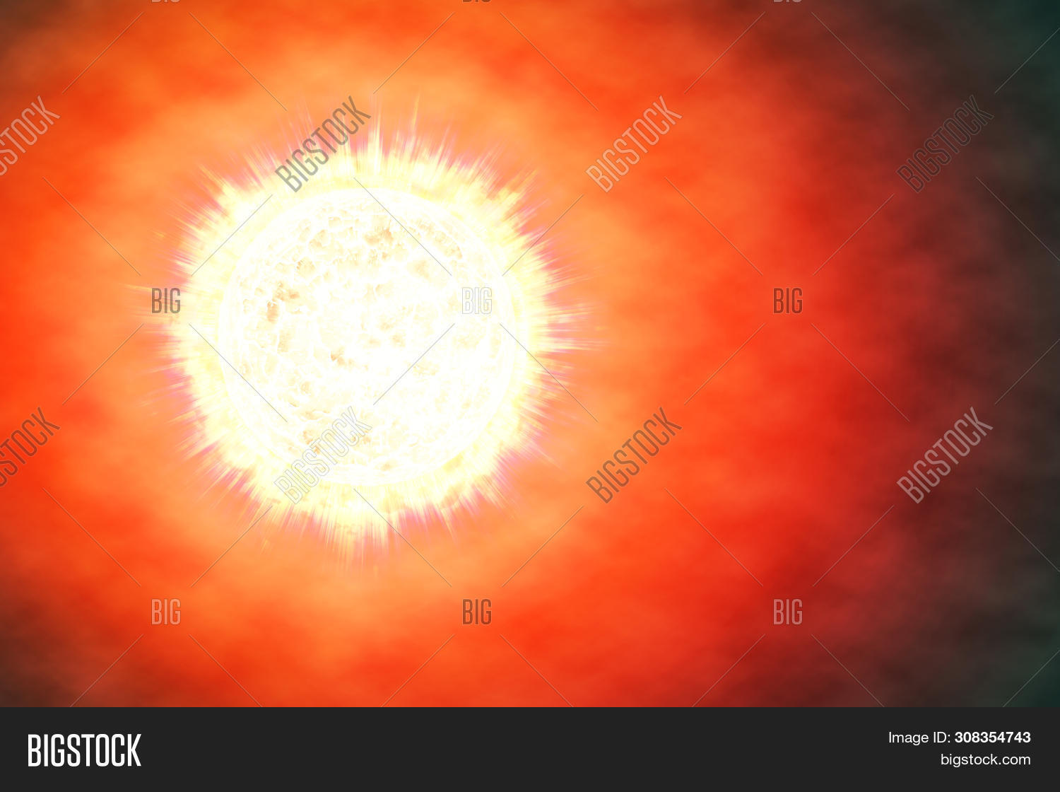 Close View Burning Sun Image & Photo (Free Trial) | Bigstock